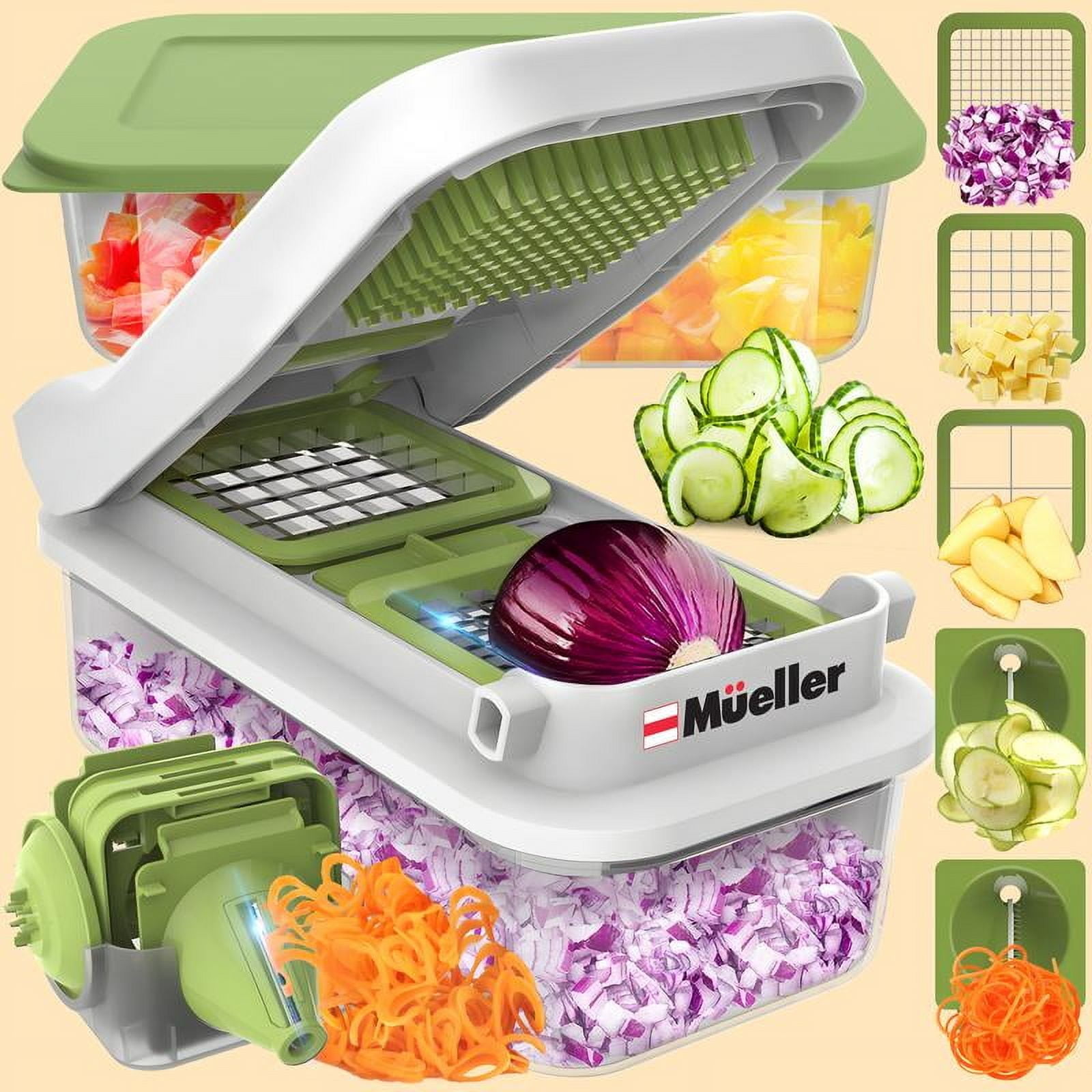 MUELLER Vegetable Chopper Food Slicer Pro, Mandoline Slicer, Onion ...