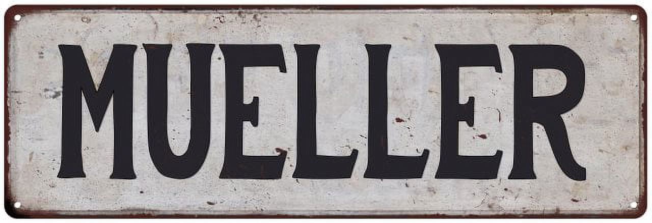 MUELLER Vintage Look Rustic Chic Metal Sign 8x24 108240036716 - Walmart.com