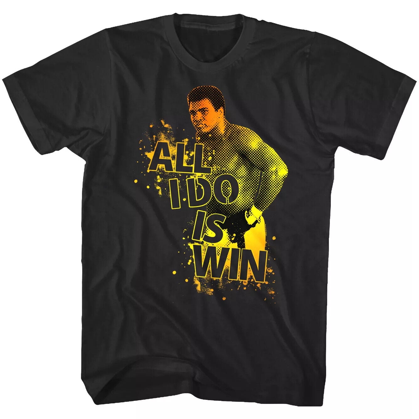MUHAMMAD ALI ALL I DO IS WIN T SHIRT SIGNATURE AUTOGRAPH BOXING LEGEND ...