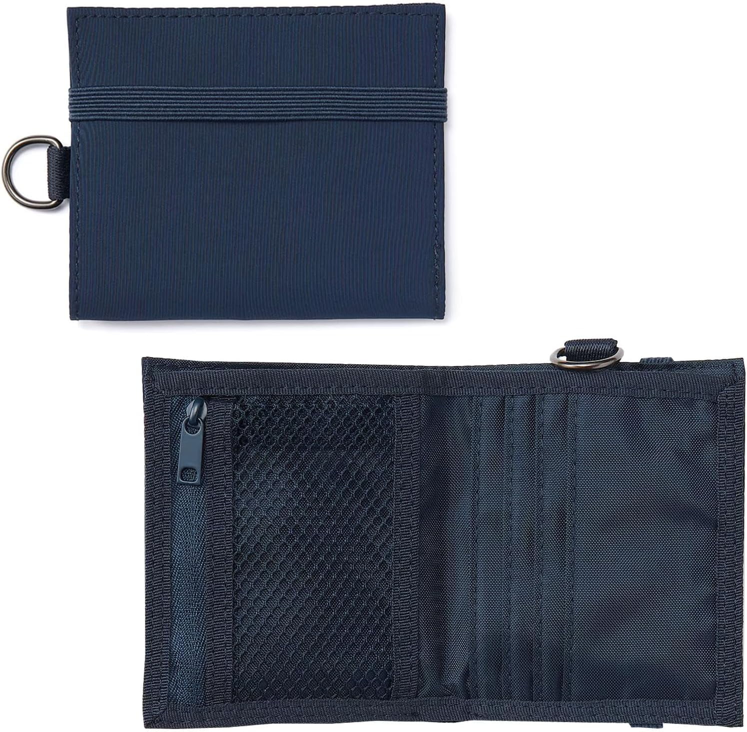 MUJI Travel Purse - Compact Bifold Wallet with Card, Coin, and Cash ...