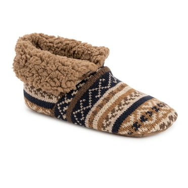MUK LUKS Men's Mark Bootie Slippers - Walmart.com