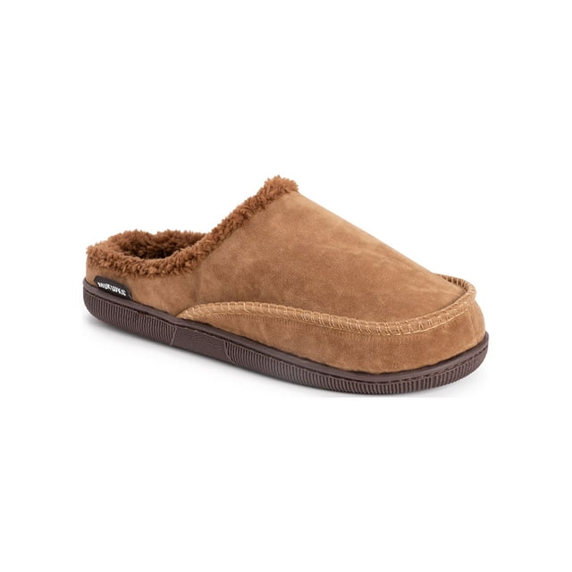 MUK LUKS® Men's Faux Suede Clog Slippers - Walmart.com