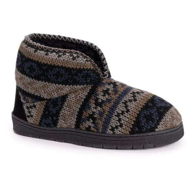 MUK LUKS Men's Mark Bootie Slippers - Walmart.com