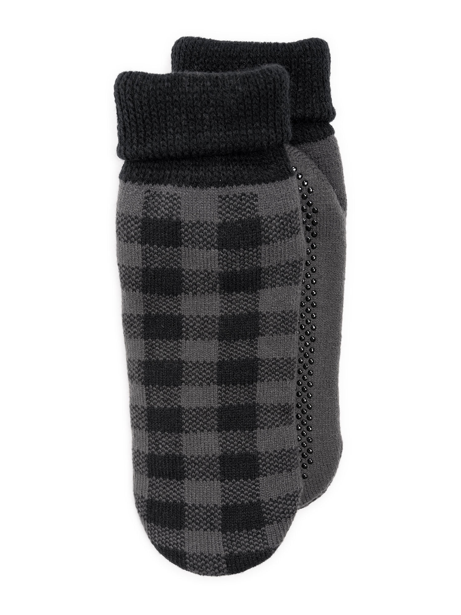 MUK LUKS Men's Thermal Slipper Socks, 1 Pair, One Size (10-13 ...