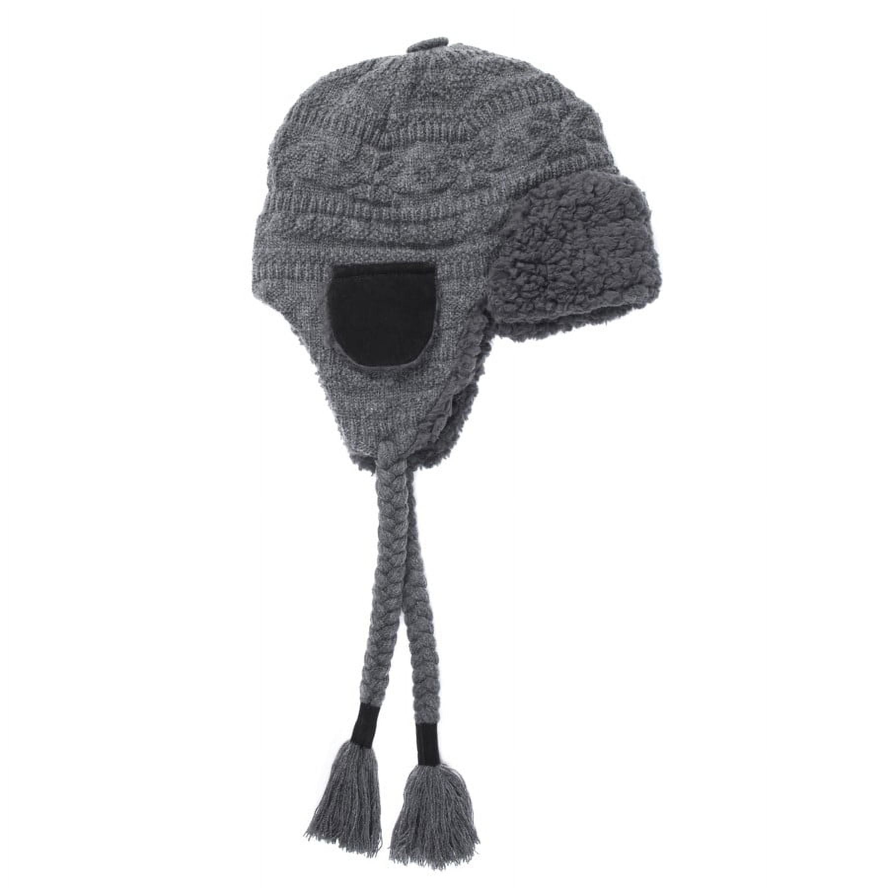 MUK LUKS Men's Trapper Hat-Charcoal Grey OS - Walmart.com