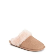 Joyspun Women's Suede Platform Clog Slippers - Walmart.com
