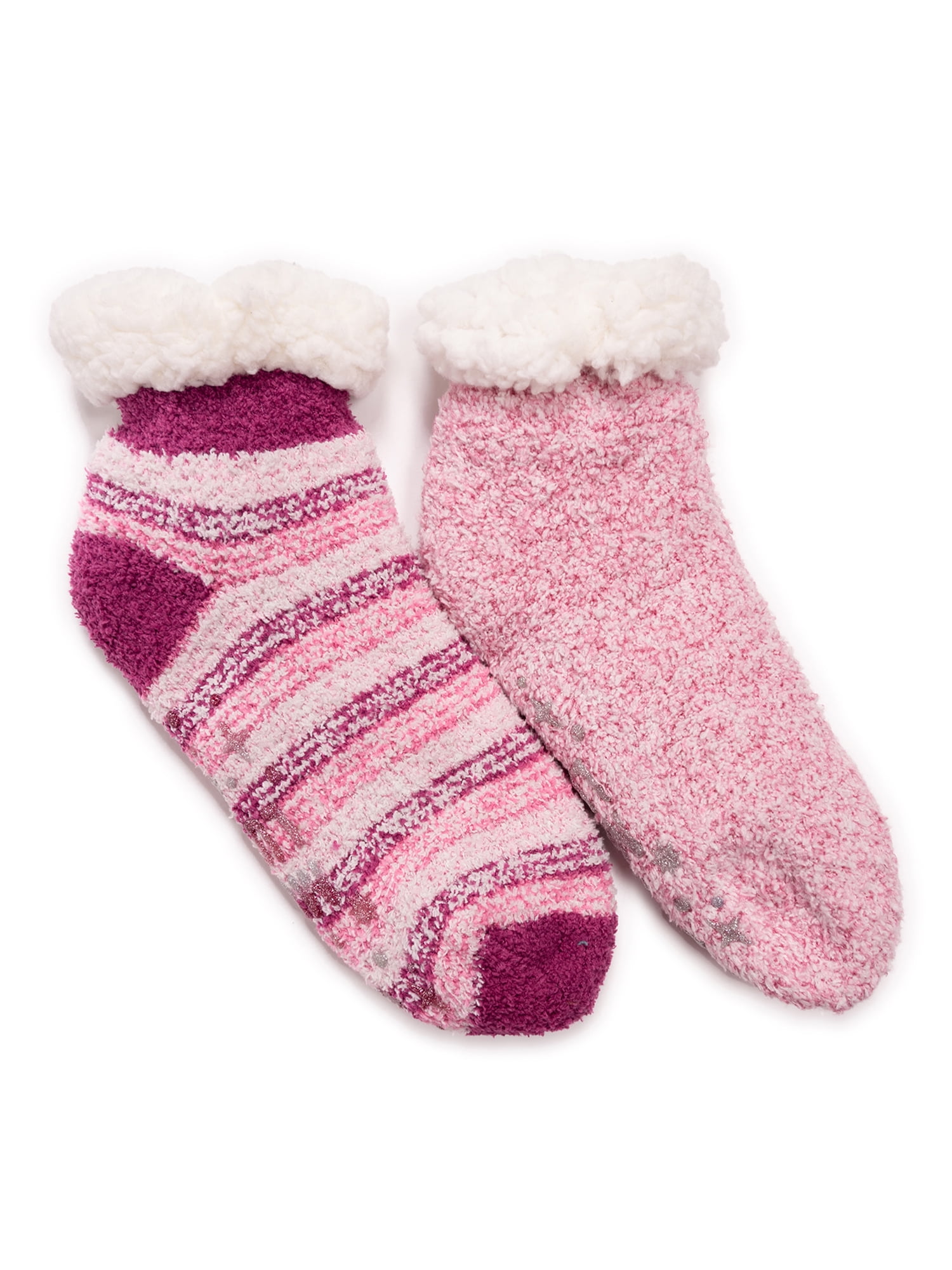 MUK LUKS Women's Ankle Cabin Socks, 2-Pack - Walmart.com