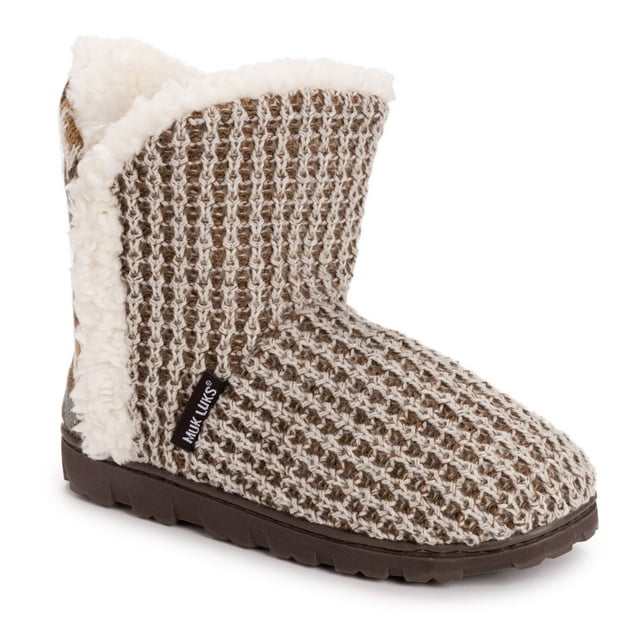 MUK LUKS Women's Cheyenne Slipper Boots - Walmart.com