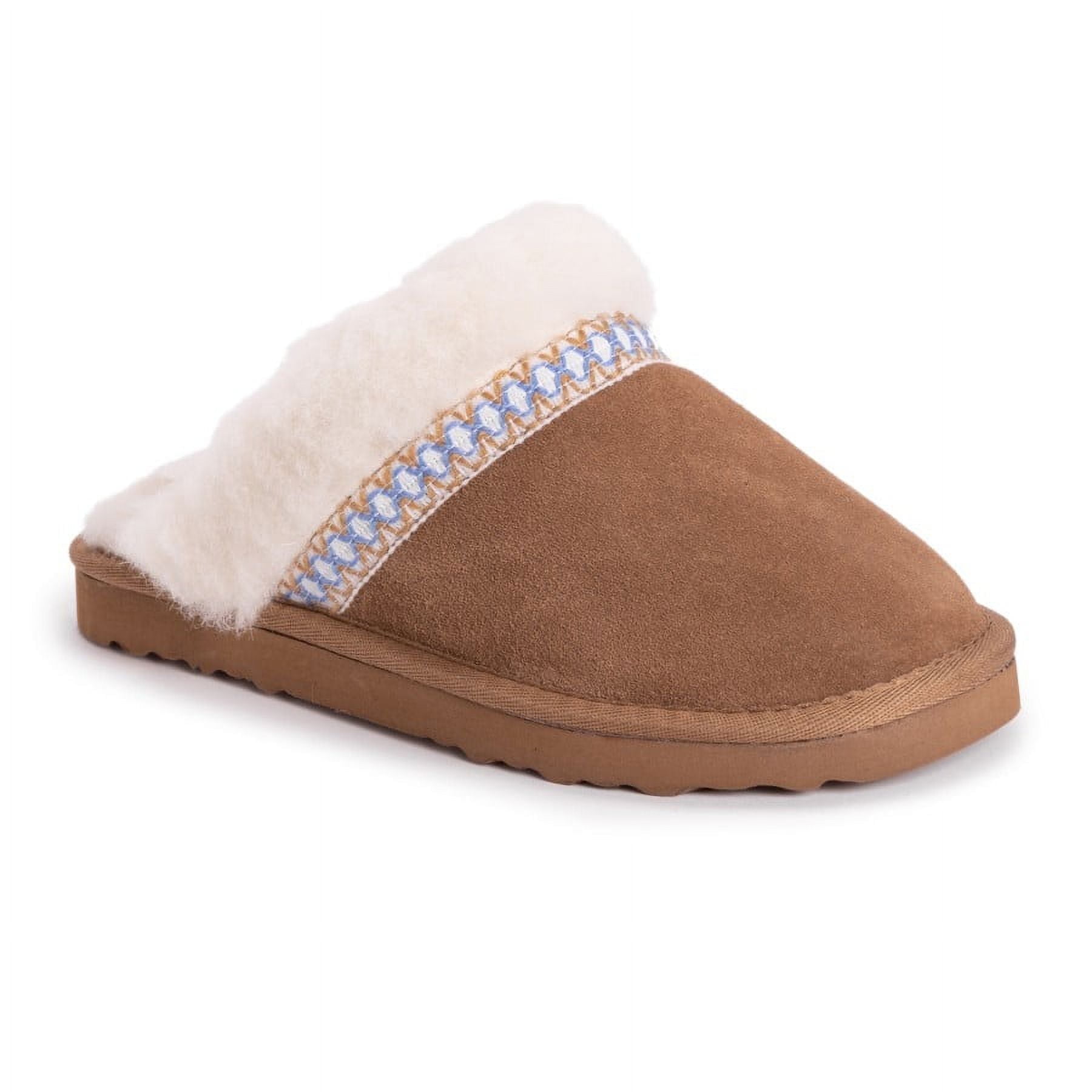 MUK LUKS Women's Dawn Suede Scuff - Walmart.com