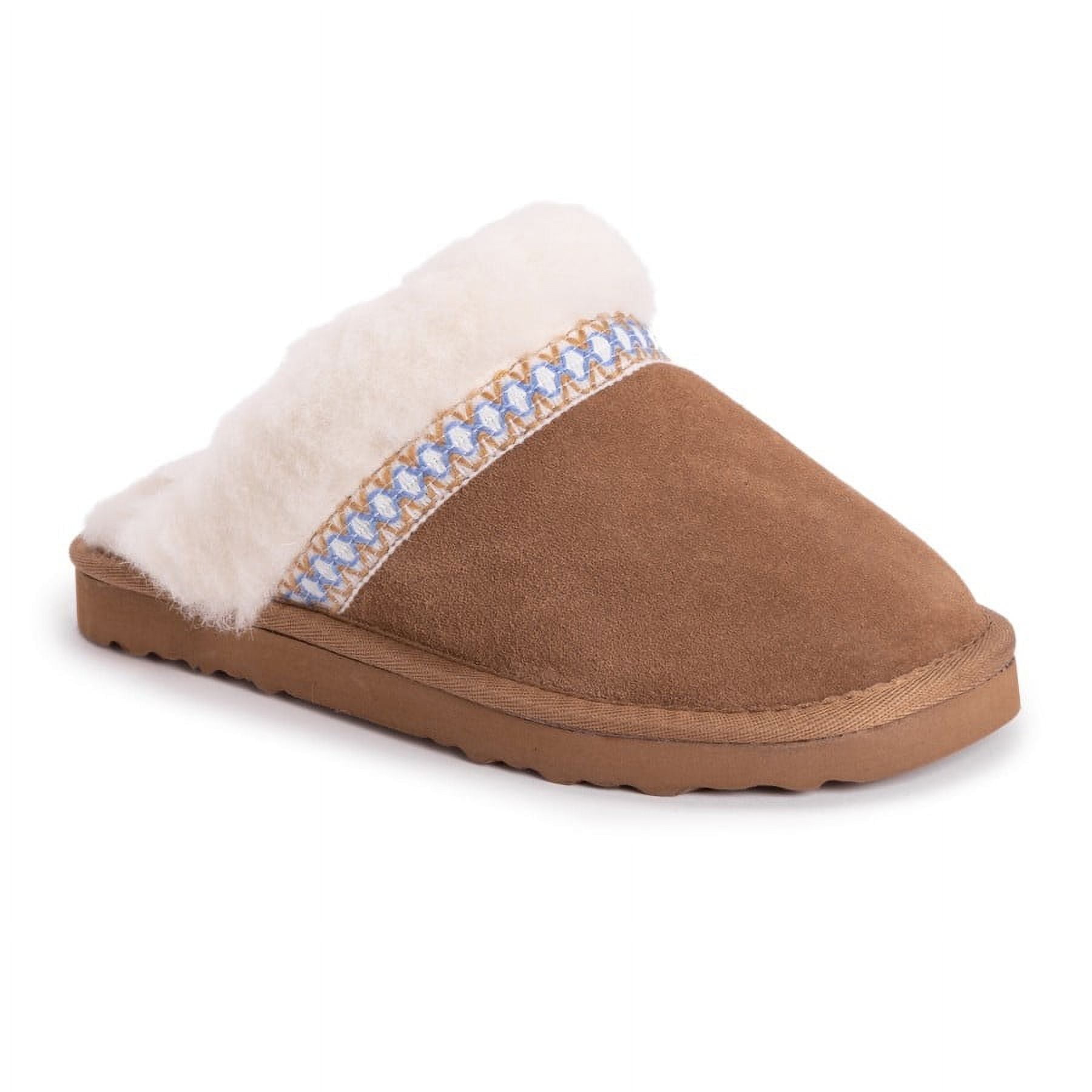 MUK LUKS Women's Dawn Suede Scuff - Walmart.com