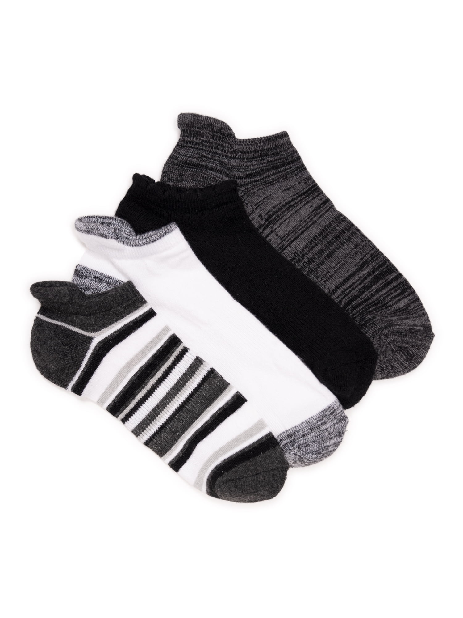 MUK LUKS Women's Dream Step Low-Cut Ankle Socks, 4-Pack, OSFM - Walmart.com