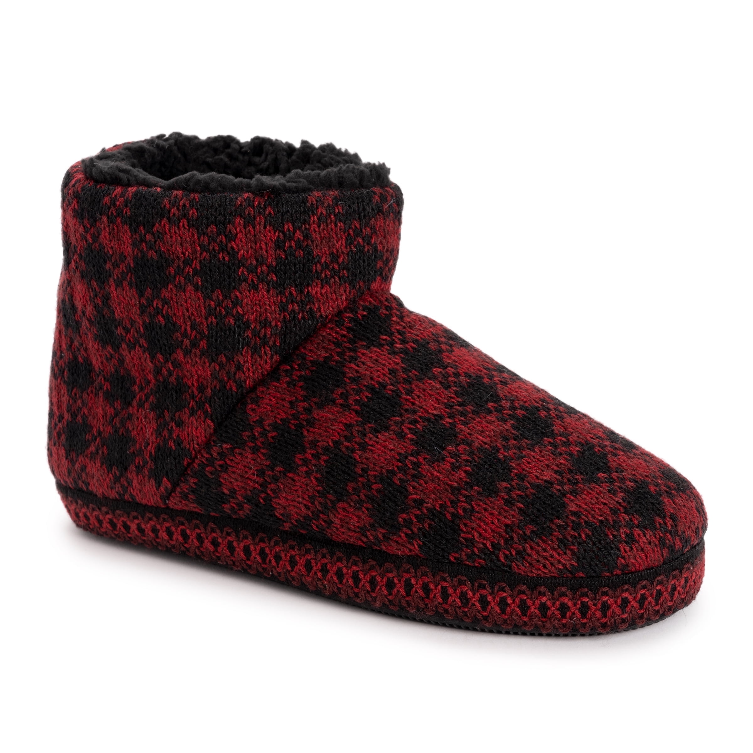MUK LUKS Women's Favina Bootie Slippers - Walmart.com