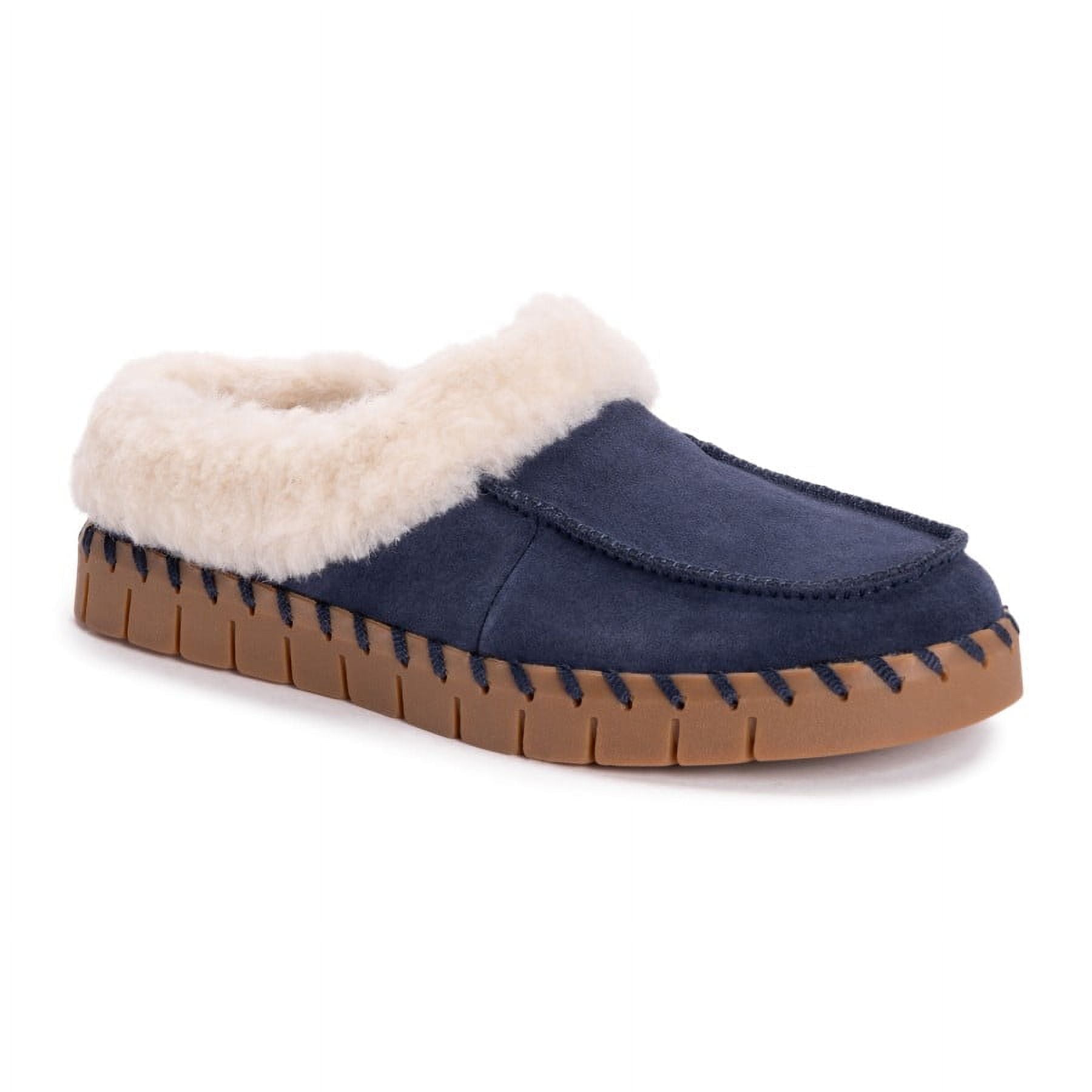 MUK LUKS Women's Flexi Buffalo Shoe-Navy 11 - Walmart.com