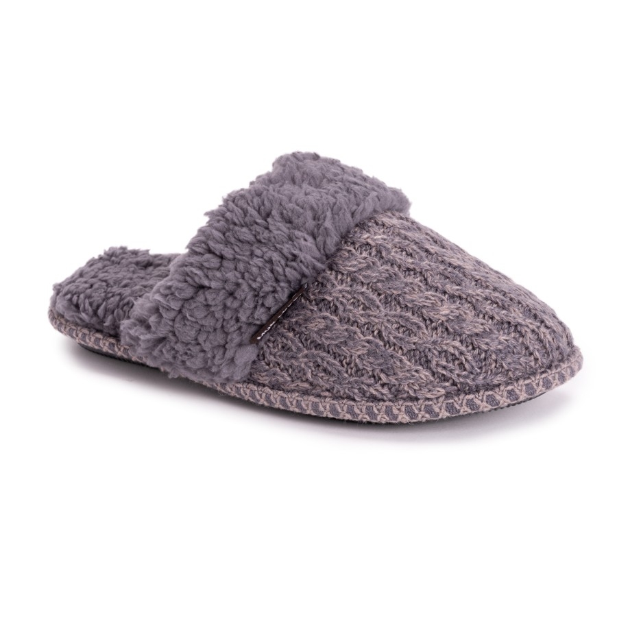 MUK LUKS Women's Frida Scuff Slippers-Gypsy Rouge/Violet Ice M ...