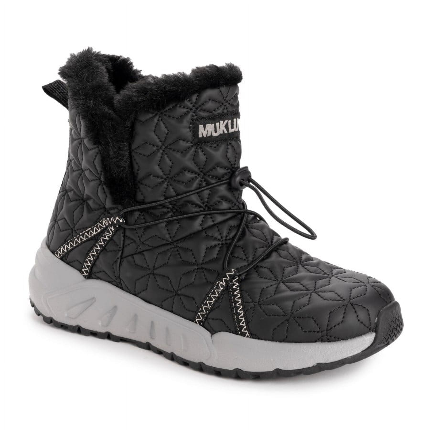 MUK LUKS Women's Jasmine Jade Boots, Faux Fur Lined, Cozy Winter Boot ...