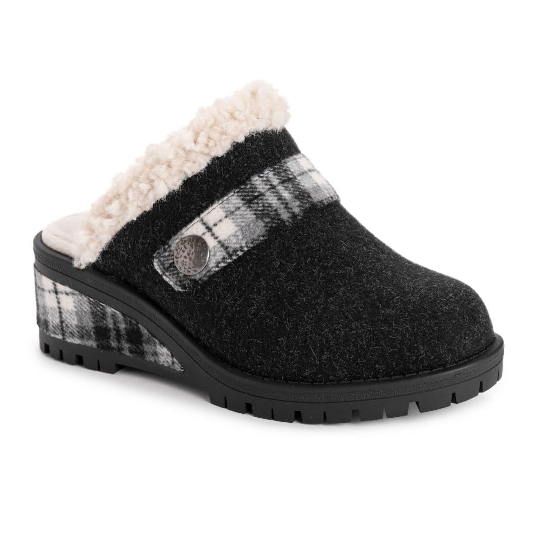 MUK LUKS Women's Norway Bergen Wedge Clog Shoes - Walmart.com