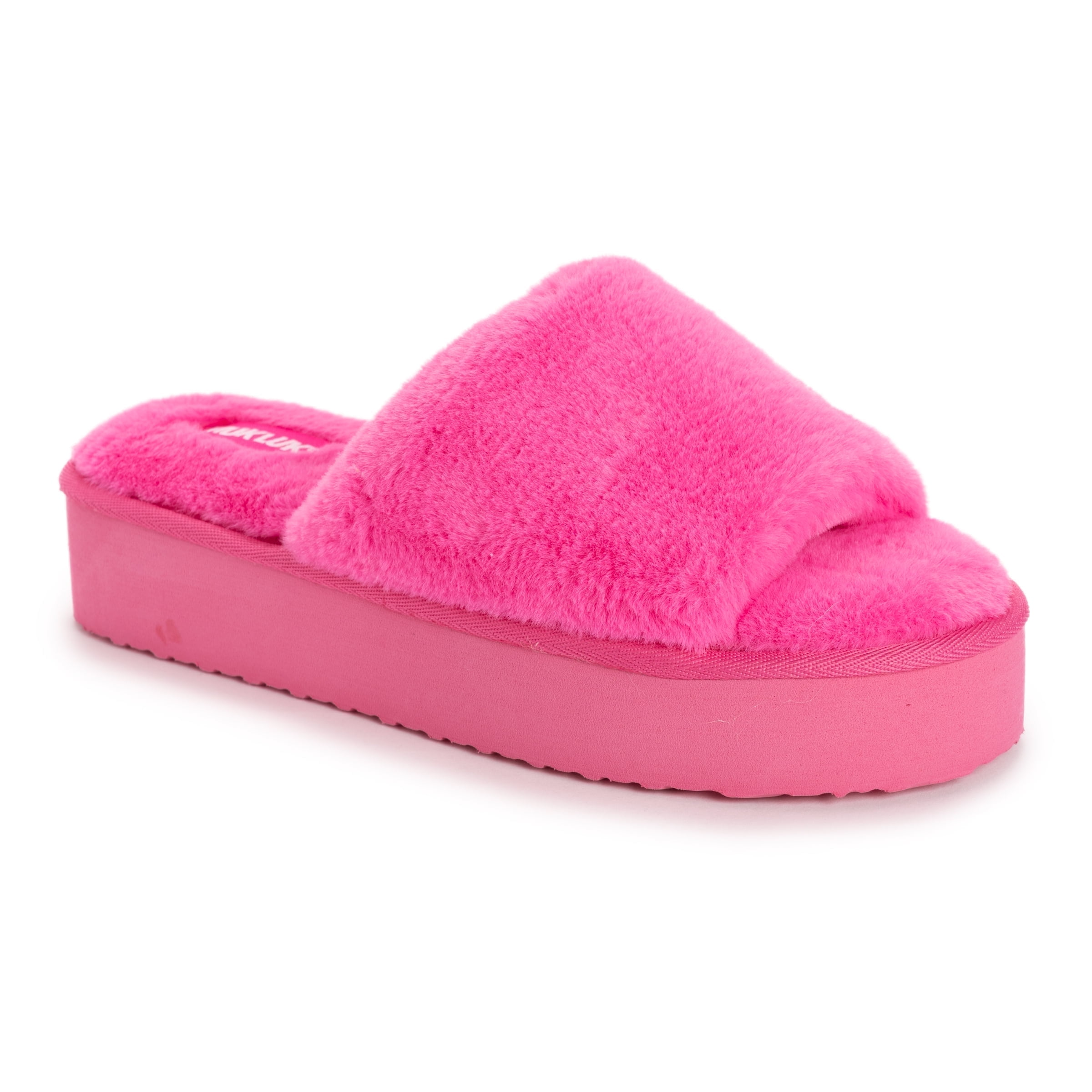 MUK LUKS Women's Platform Slide Slipper - Walmart.com