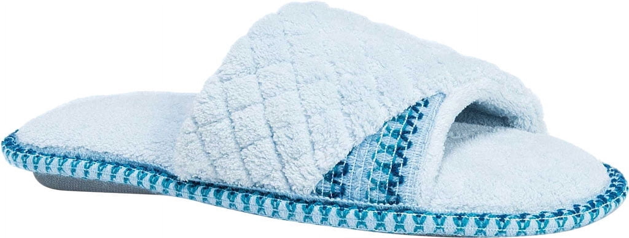 MUK LUKS Women's Sally Open Toe Scuff Slipper - Walmart.com