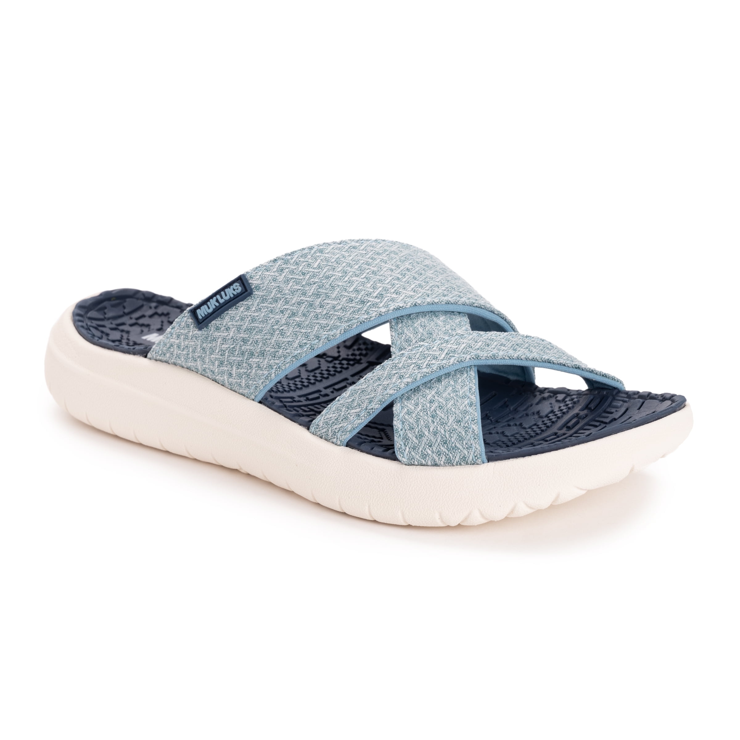 MUK LUKS Women's Sassy Cross-Over Sandal - Walmart.com