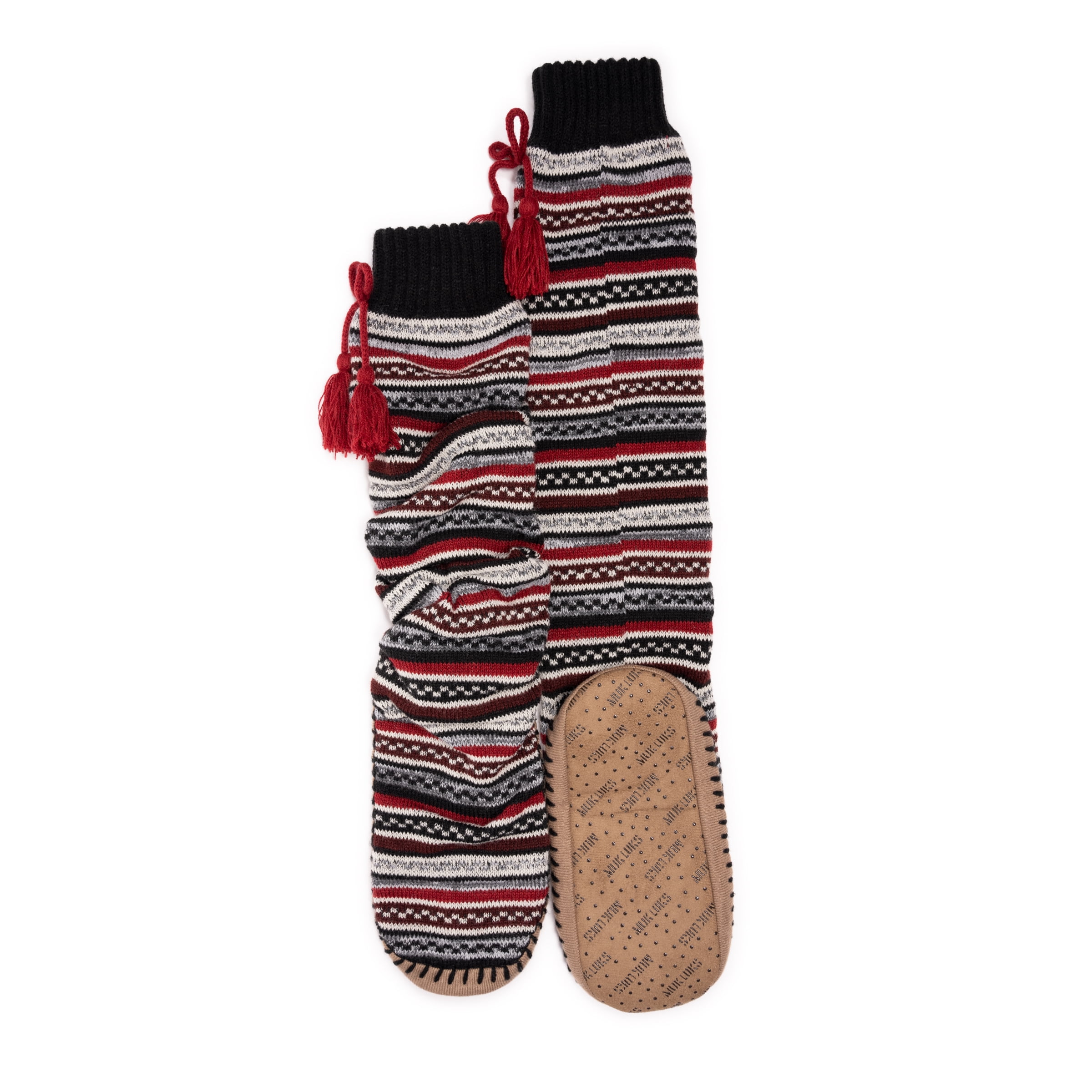 MUK LUKS Women's Slipper Sock Scrunchy (1 Pair Pack) - Walmart.com