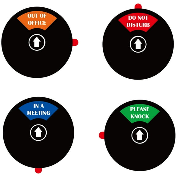 Assured Signs Privacy Sign, 6 Options, Do Not Disturb, In a Meeting ...