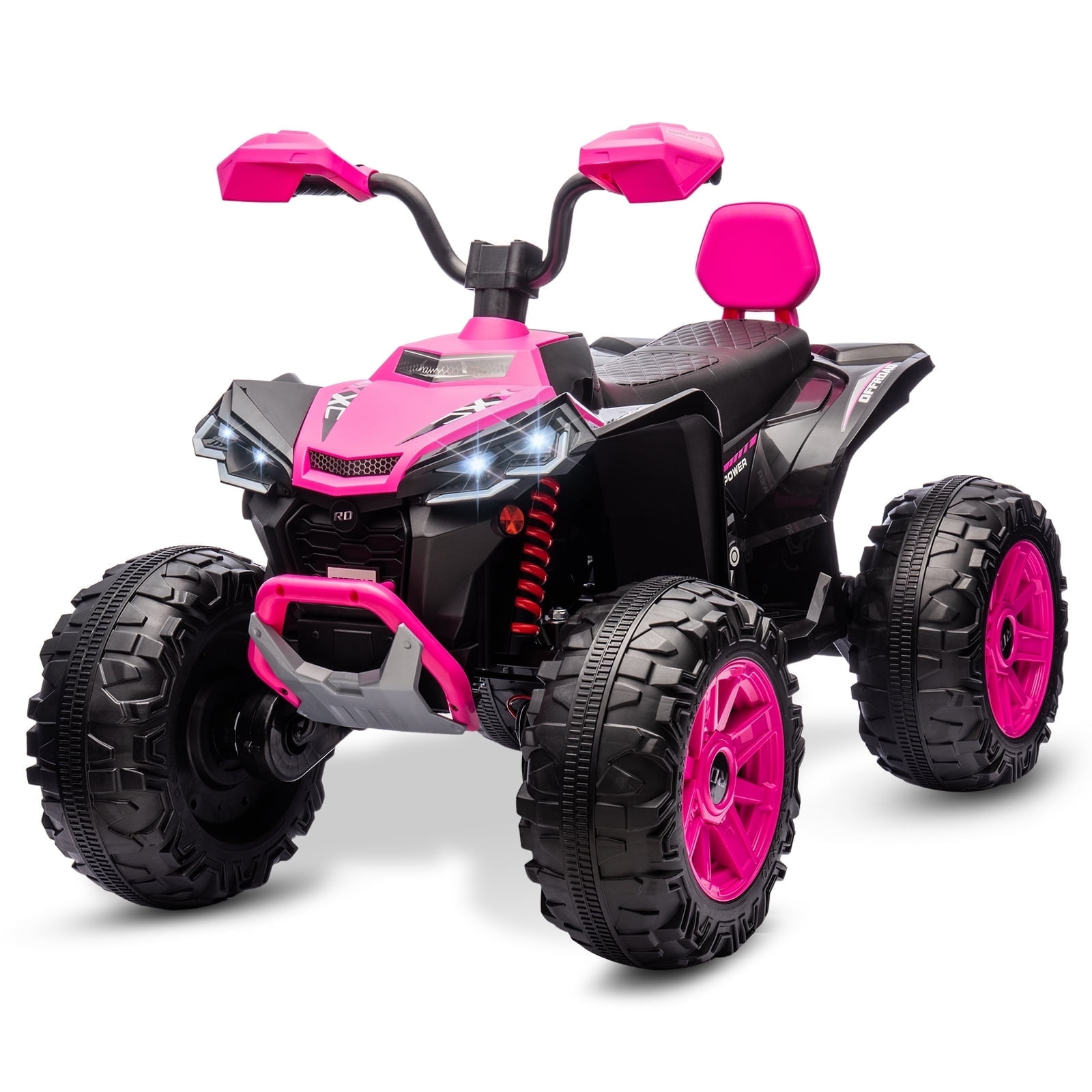 MUKIDY 24V Kids ATV 4-Wheeler, 24 Volt Ride on Toy for 3-8 Kid w ...