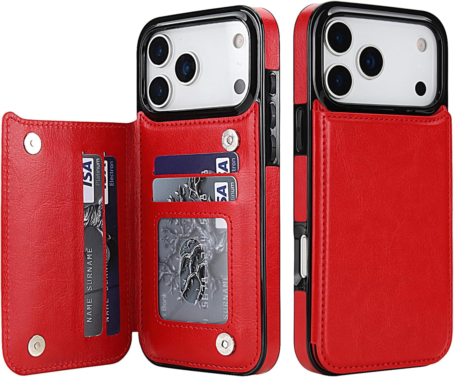 MUKO for iPhone 17 Pro Max Wallet Case with Card Holder - Flip Folio ...