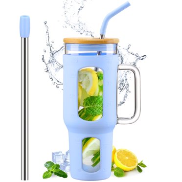 Blenko Glass Water Bottle, Cobalt (0384000301) - Walmart.com