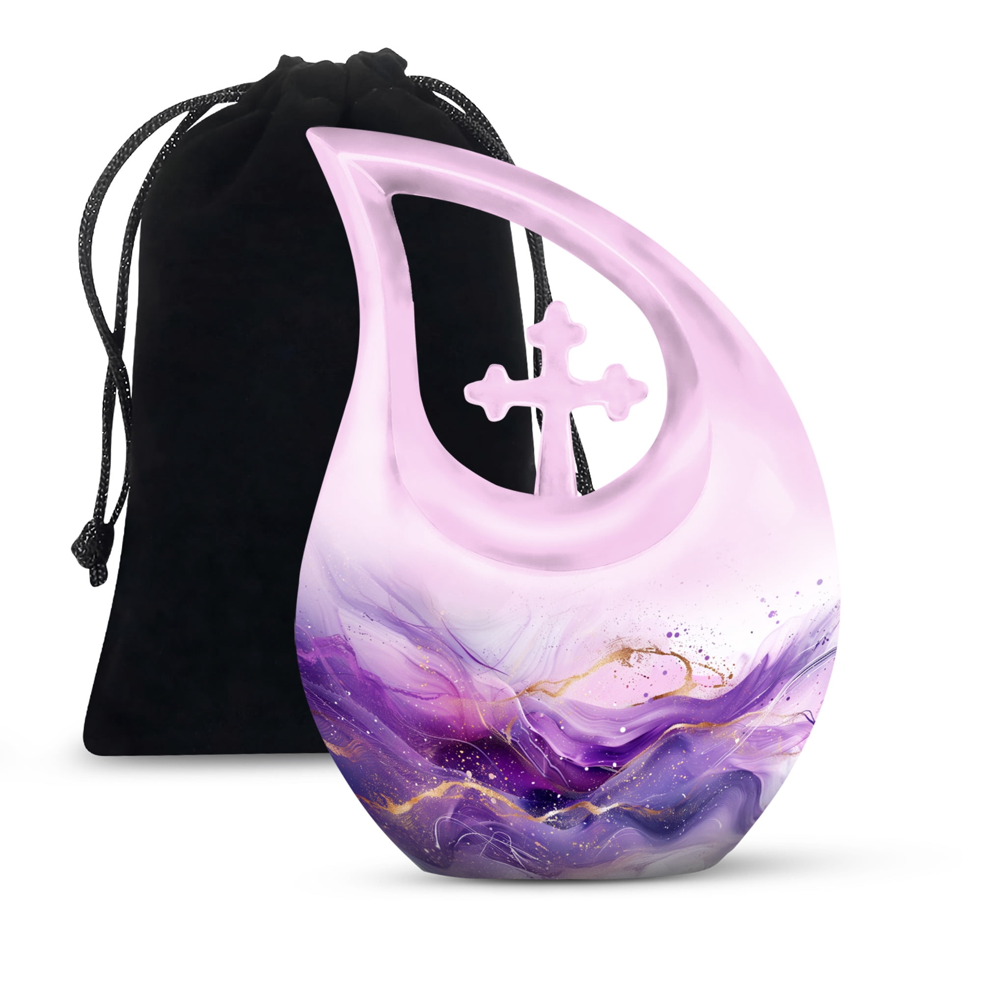 MUKTIVE Abstracts Burial Urn for Human Ashes Adult Husband & Wife ...
