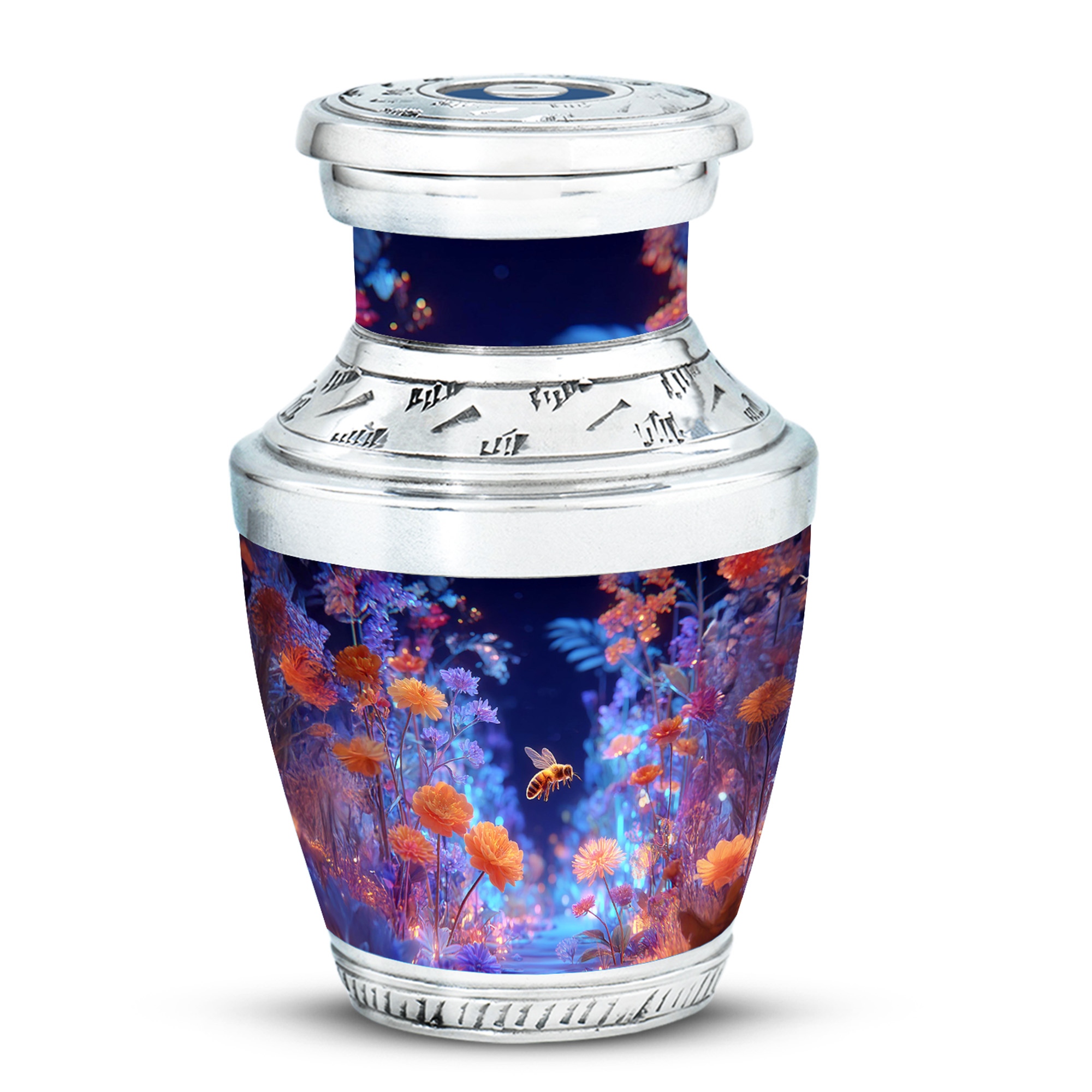 MUKTIVE Bee Keepsake Memorial Urns for Human Ashes Adult Woman, Mini ...