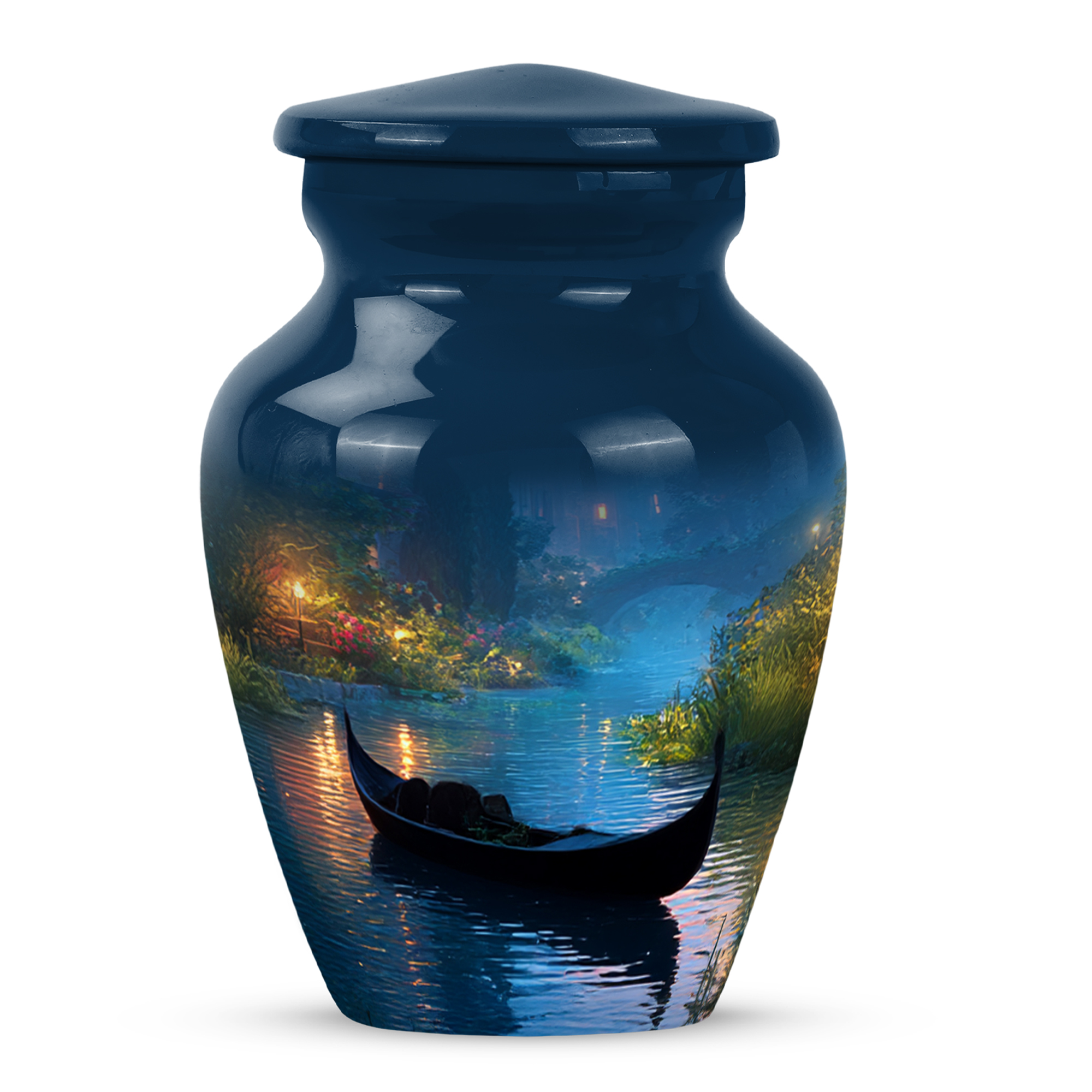 MUKTIVE Boat Funeral Urn for Human Ashes, Keepsake Memorial Urns for ...