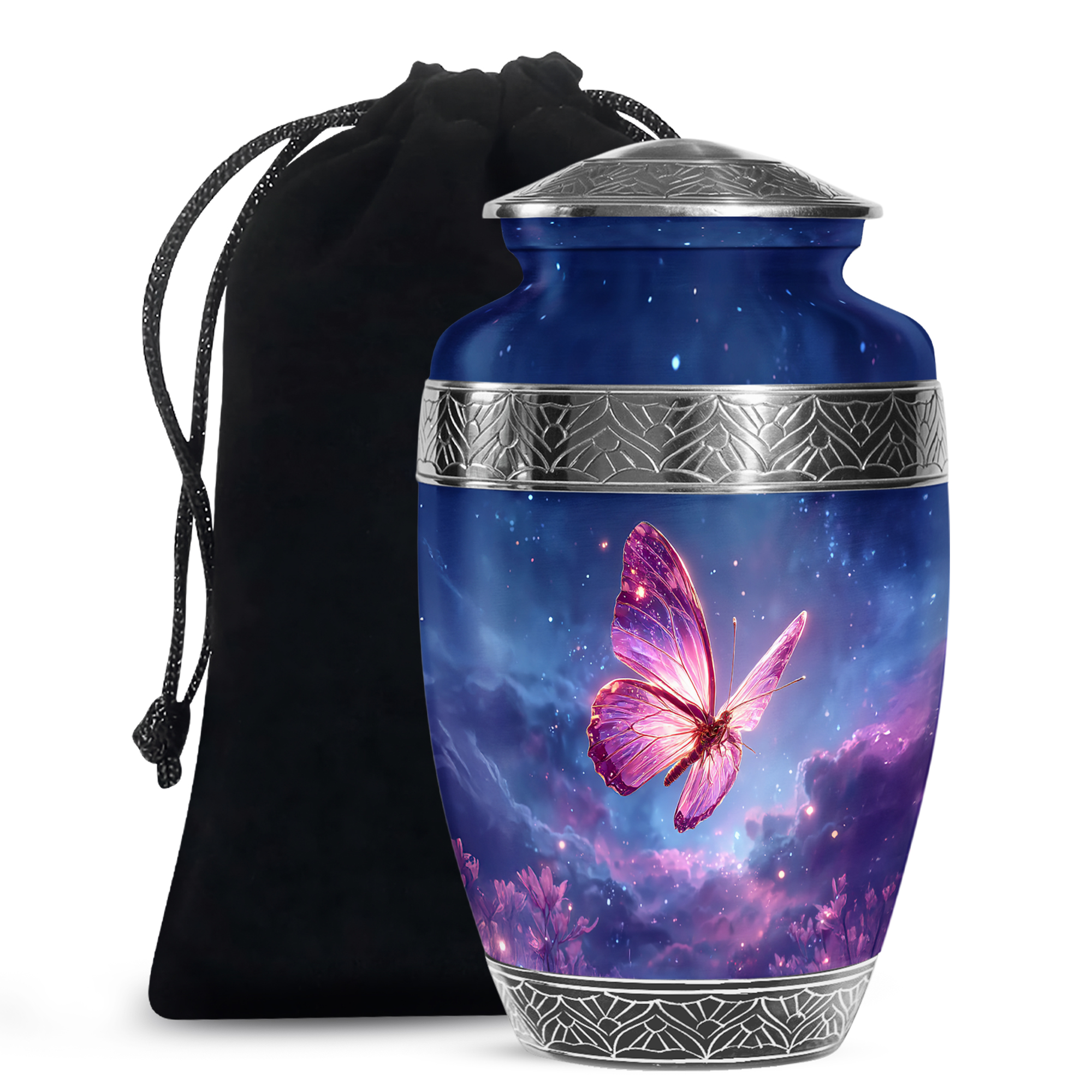 MUKTIVE Butterfly Cremation Urns for Adult Ashes Women & Men 10 Inch ...