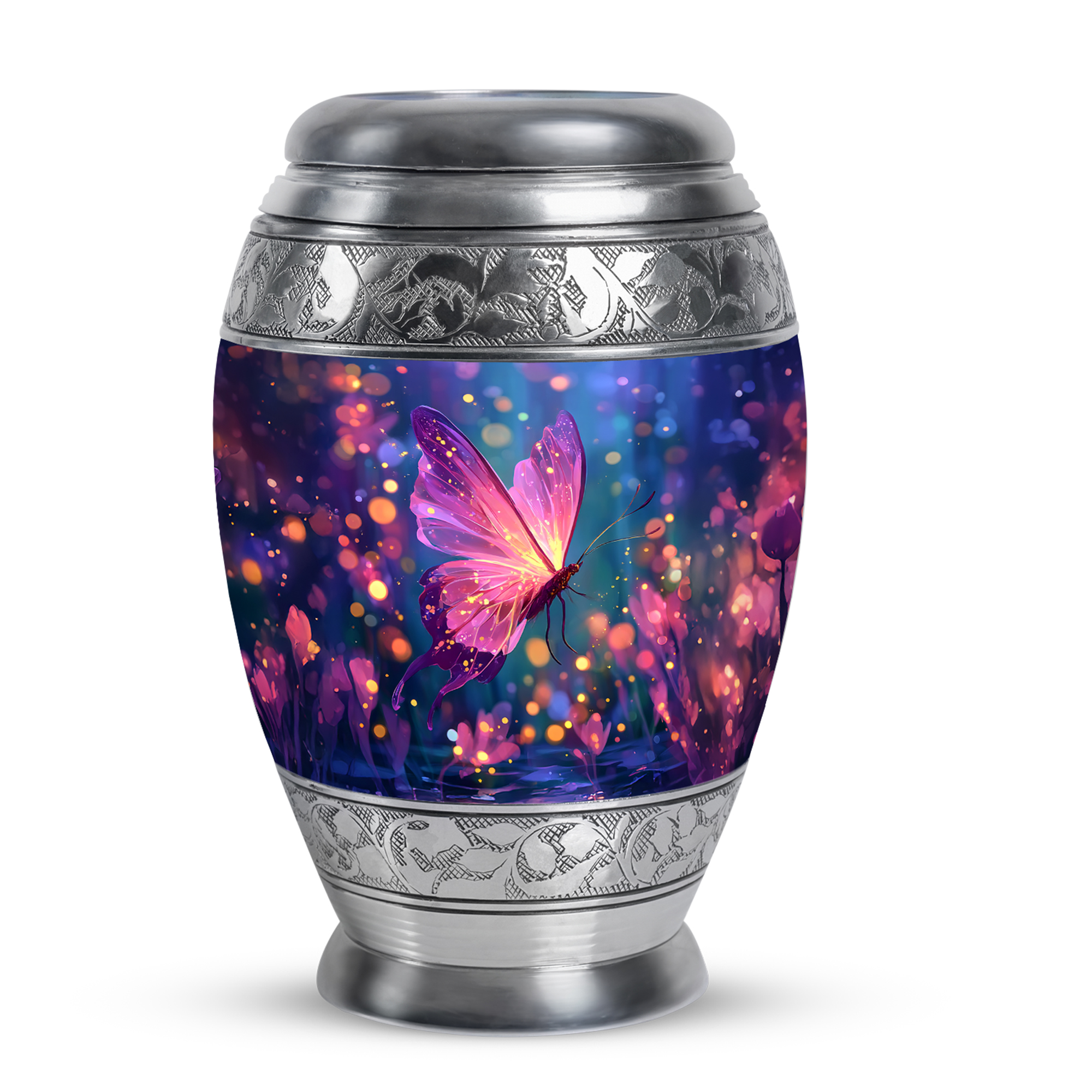 MUKTIVE Butterfly Decorative Urn for Mother & Father, Keepsake Memorial ...