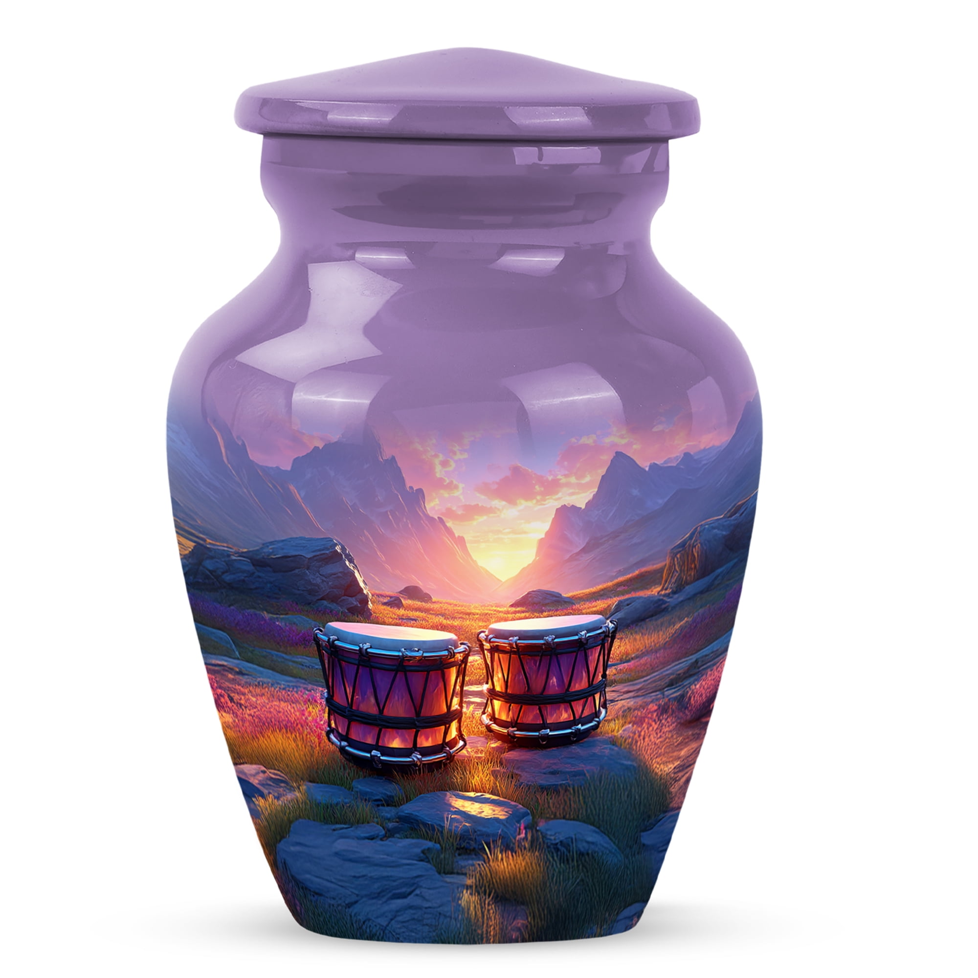 MUKTIVE Drums Urns for Human Ashes Adult Cremation, Memorial Keepsake ...