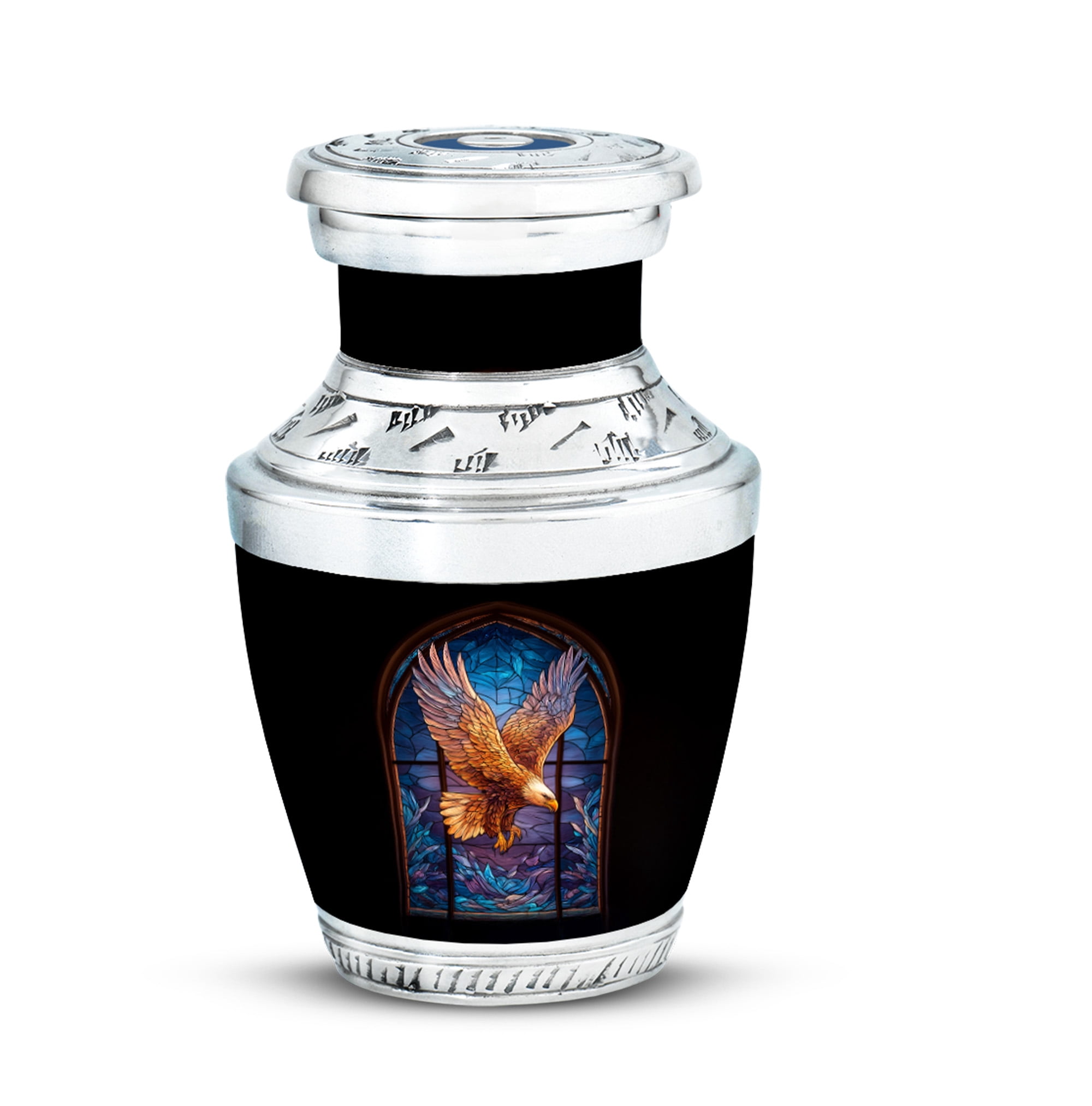 MUKTIVE Eagle Memorial Small Urns for Human Ashes Adult Male & Female ...