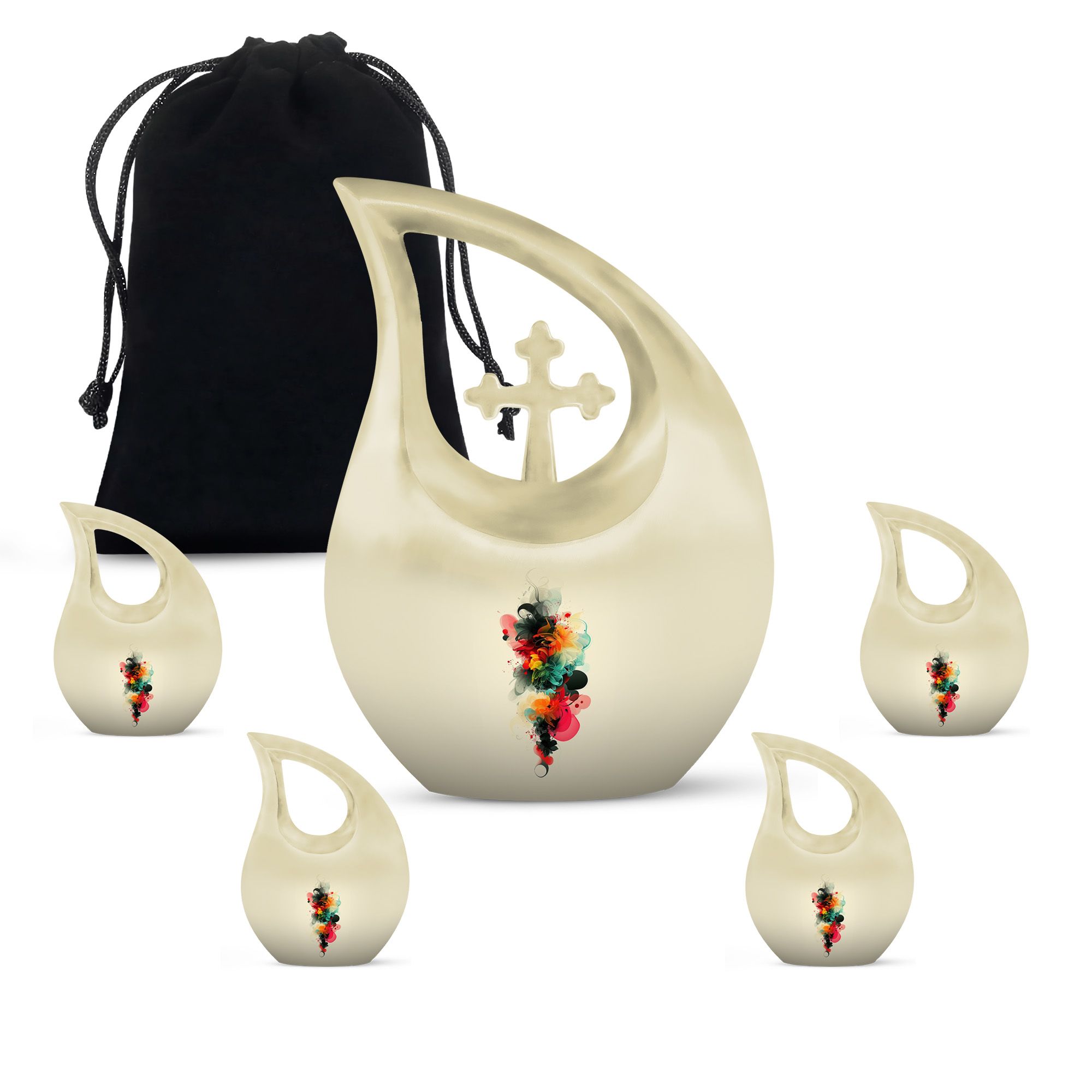 MUKTIVE Element Design Funeral Urn for Ashes for Women, Cremation Urns ...