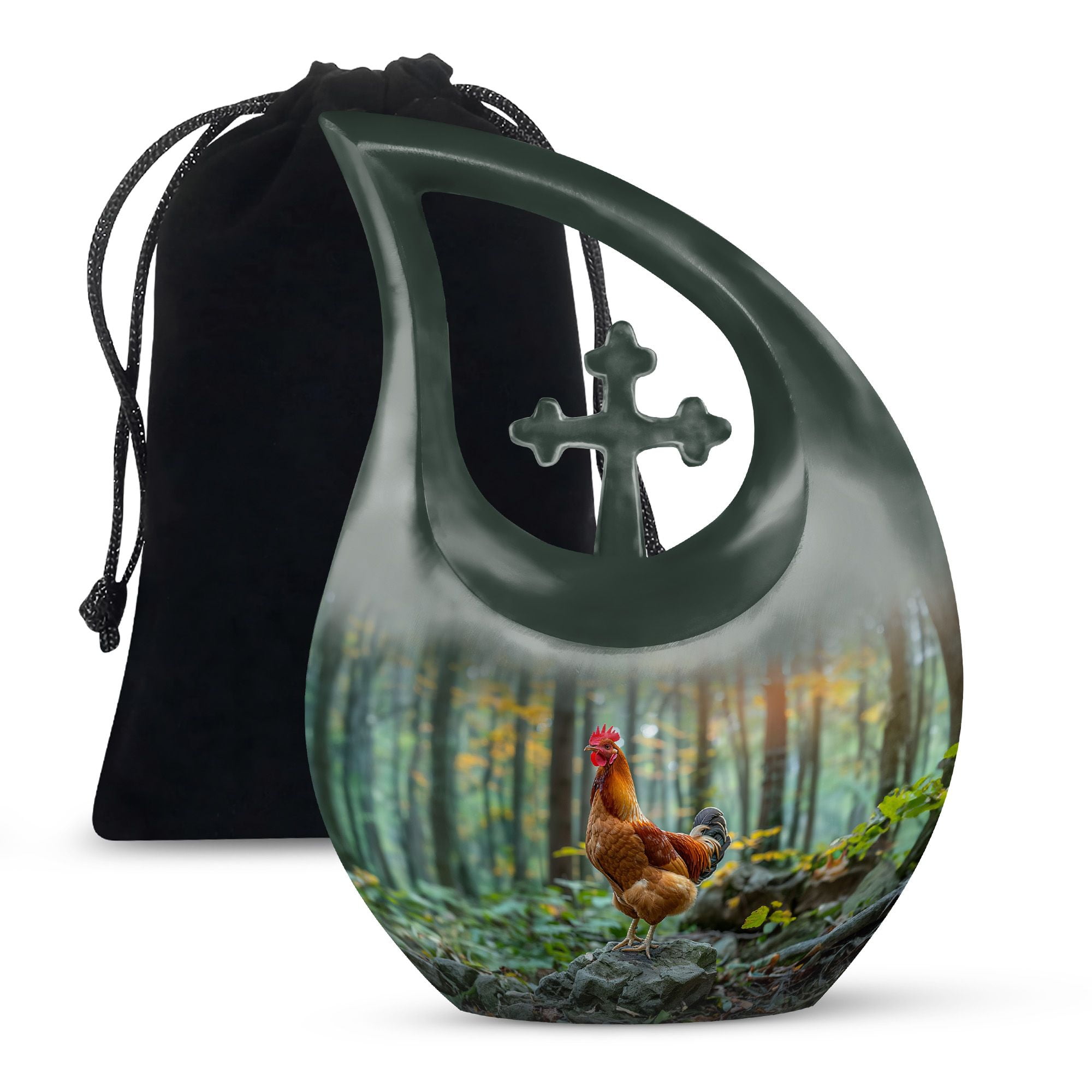 MUKTIVE Flower & Rainbow Urns for Human Ashes Adult Women - Large ...