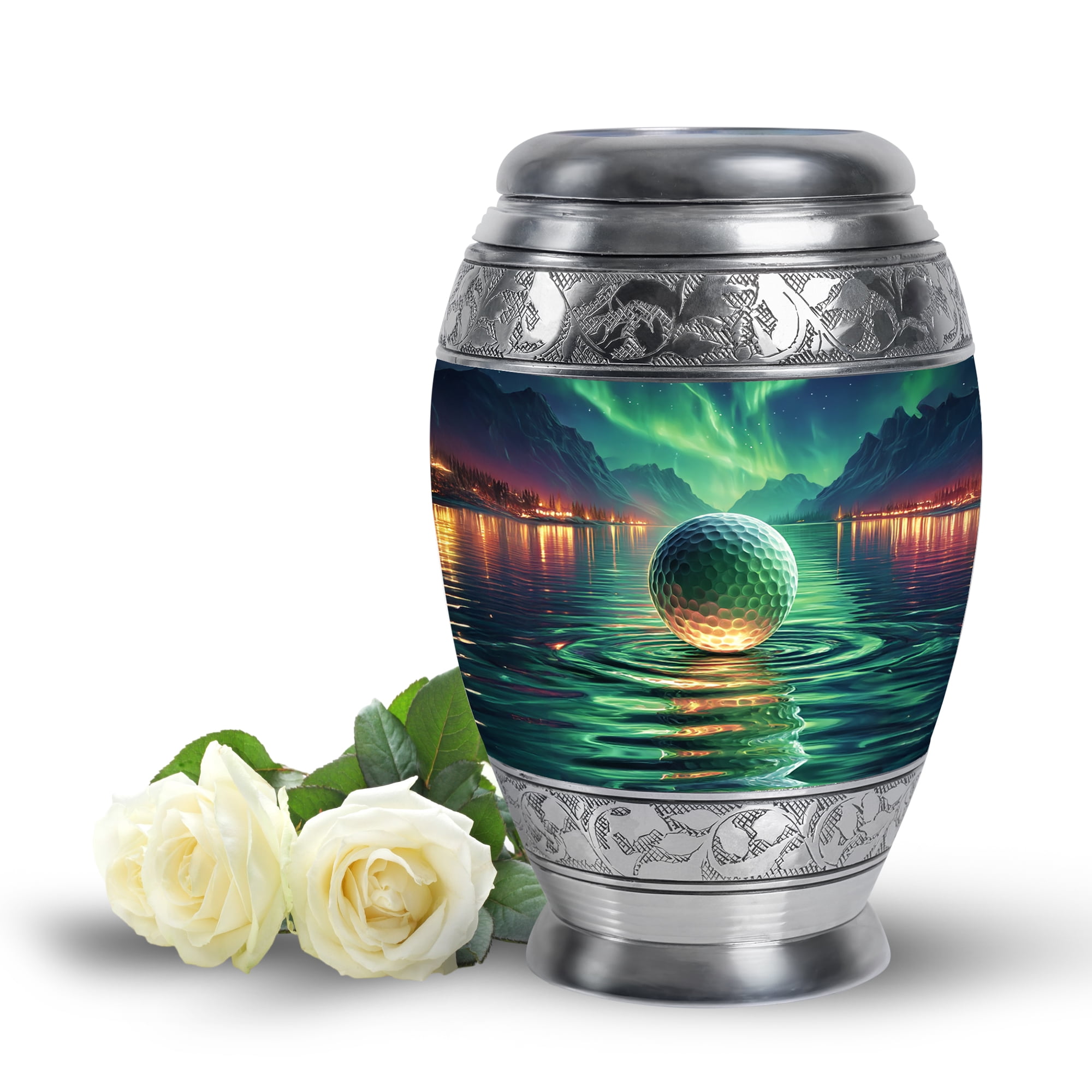 MUKTIVE Golf Ball Urn for Human Ashes for Men - Mini Urns for Human ...