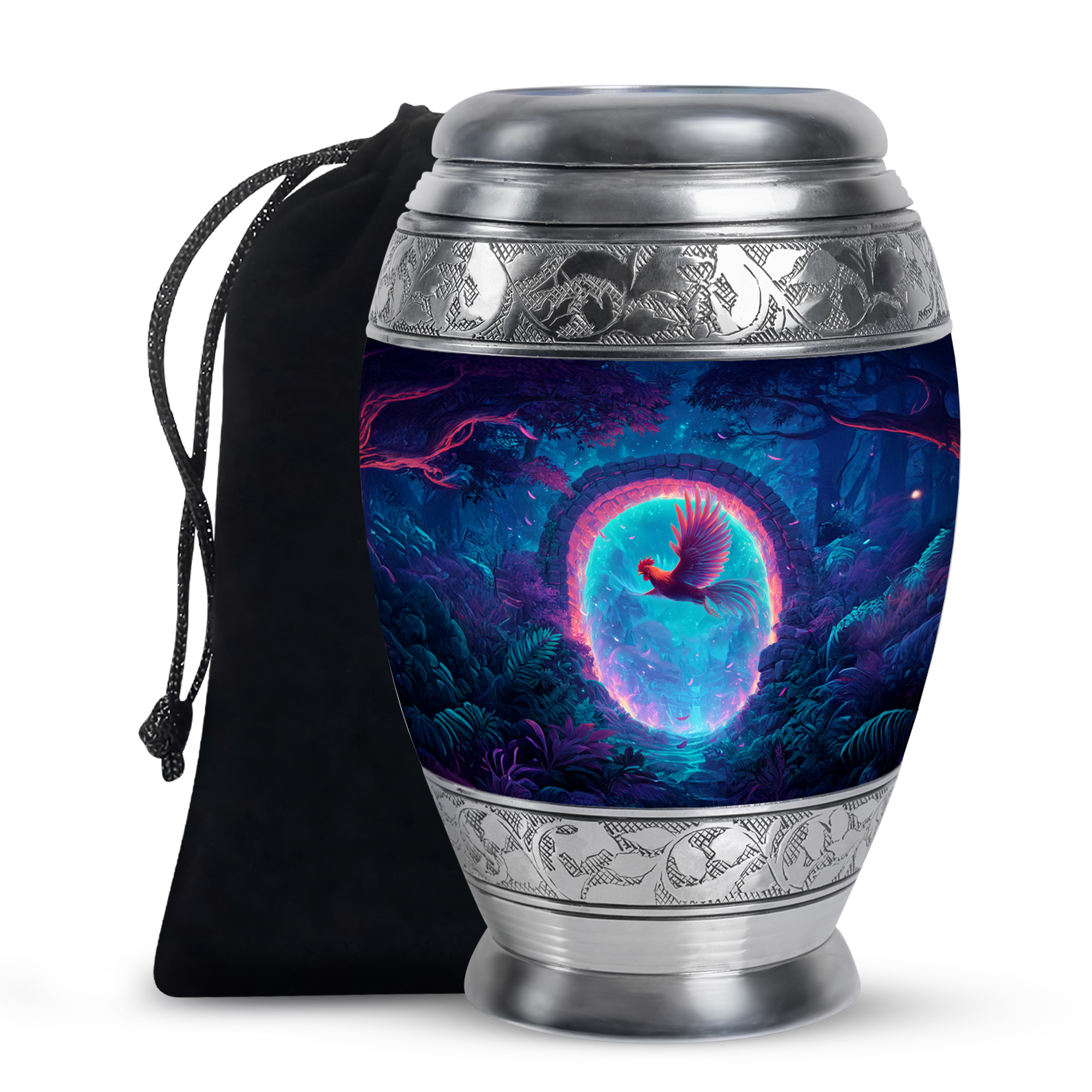 MUKTIVE Hen Urns, Human Ashes for Adult Female, Blue Memorial Urns for ...