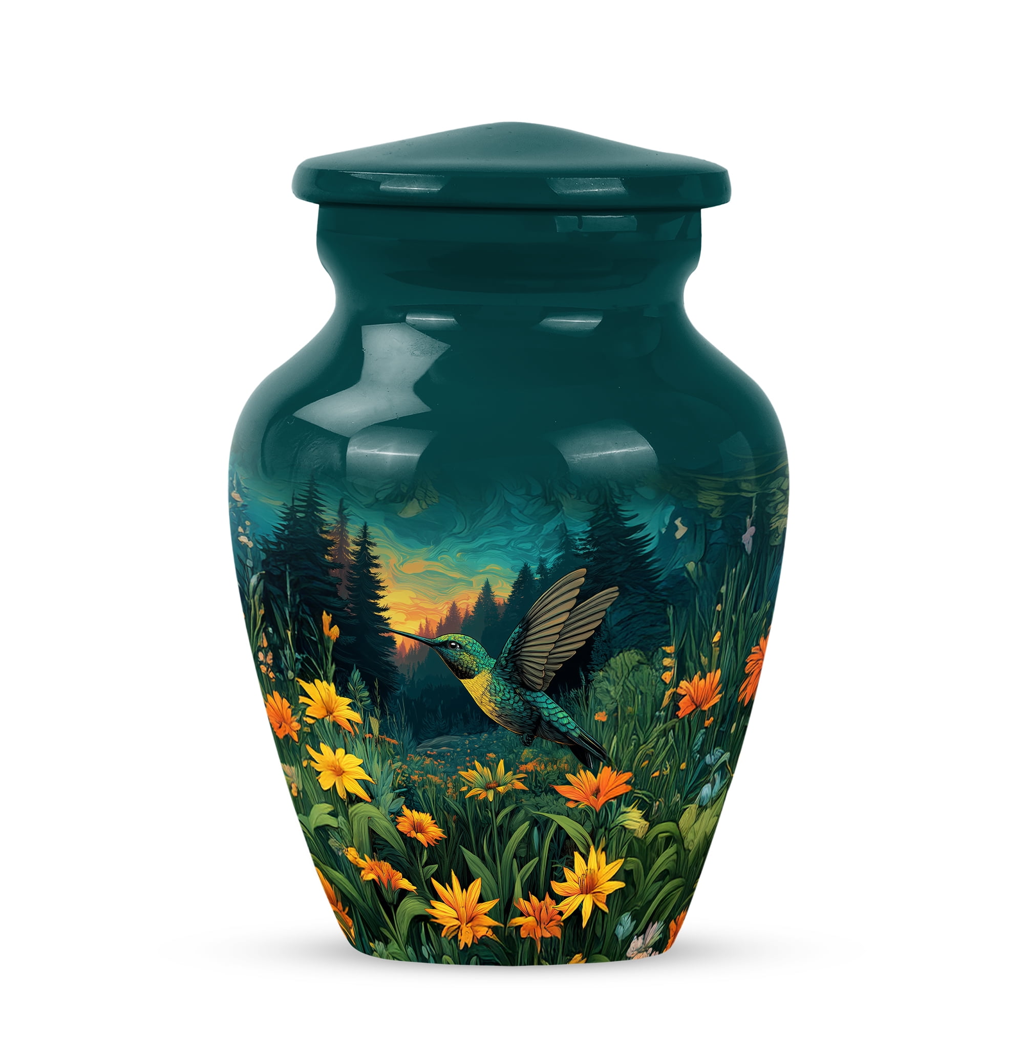 MUKTIVE Hummingbird Funeral Keepsake Urns for Adult Human Ashes ...