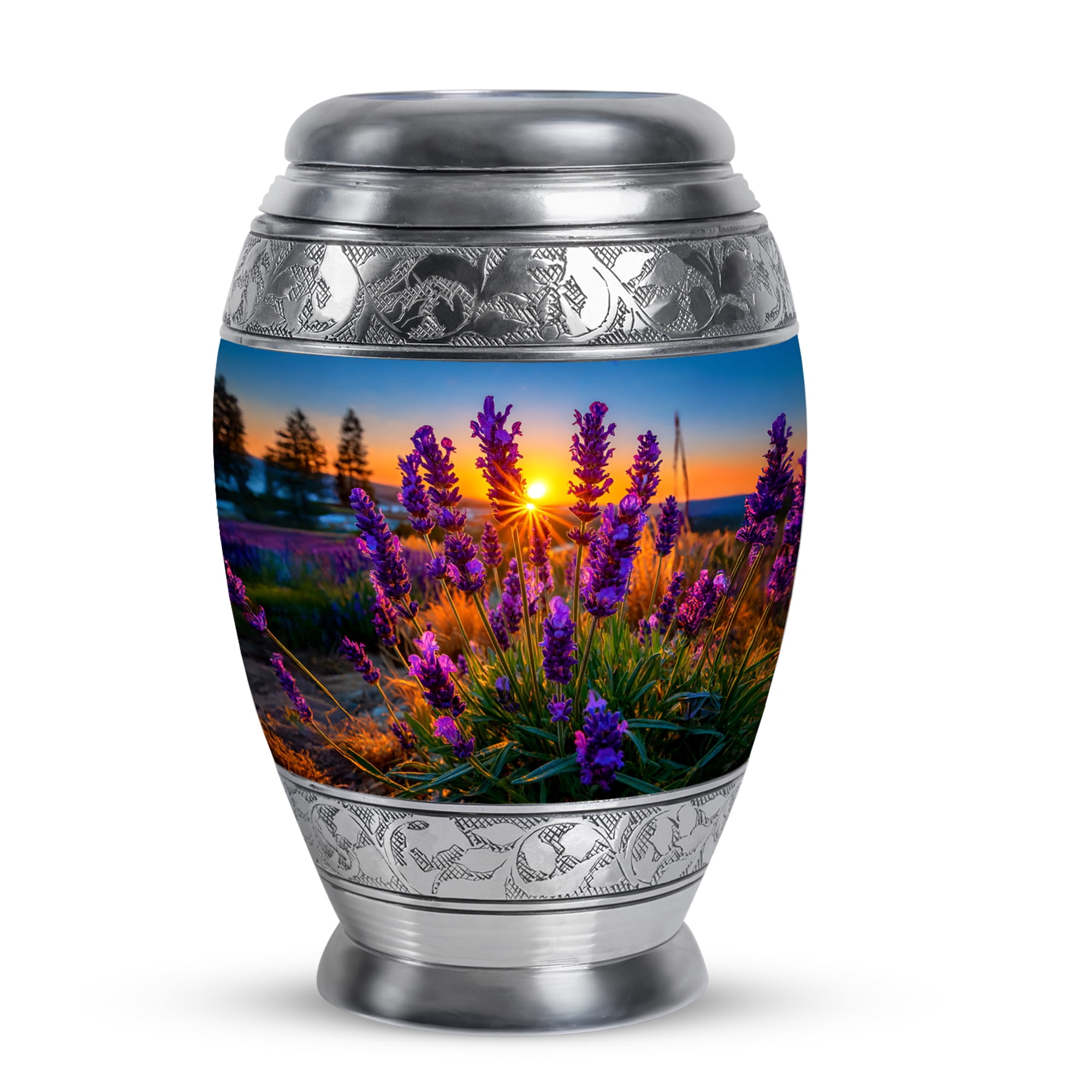 MUKTIVE Lavender Grass Miniature Urn for Ashes Adult Female, Keepsake ...