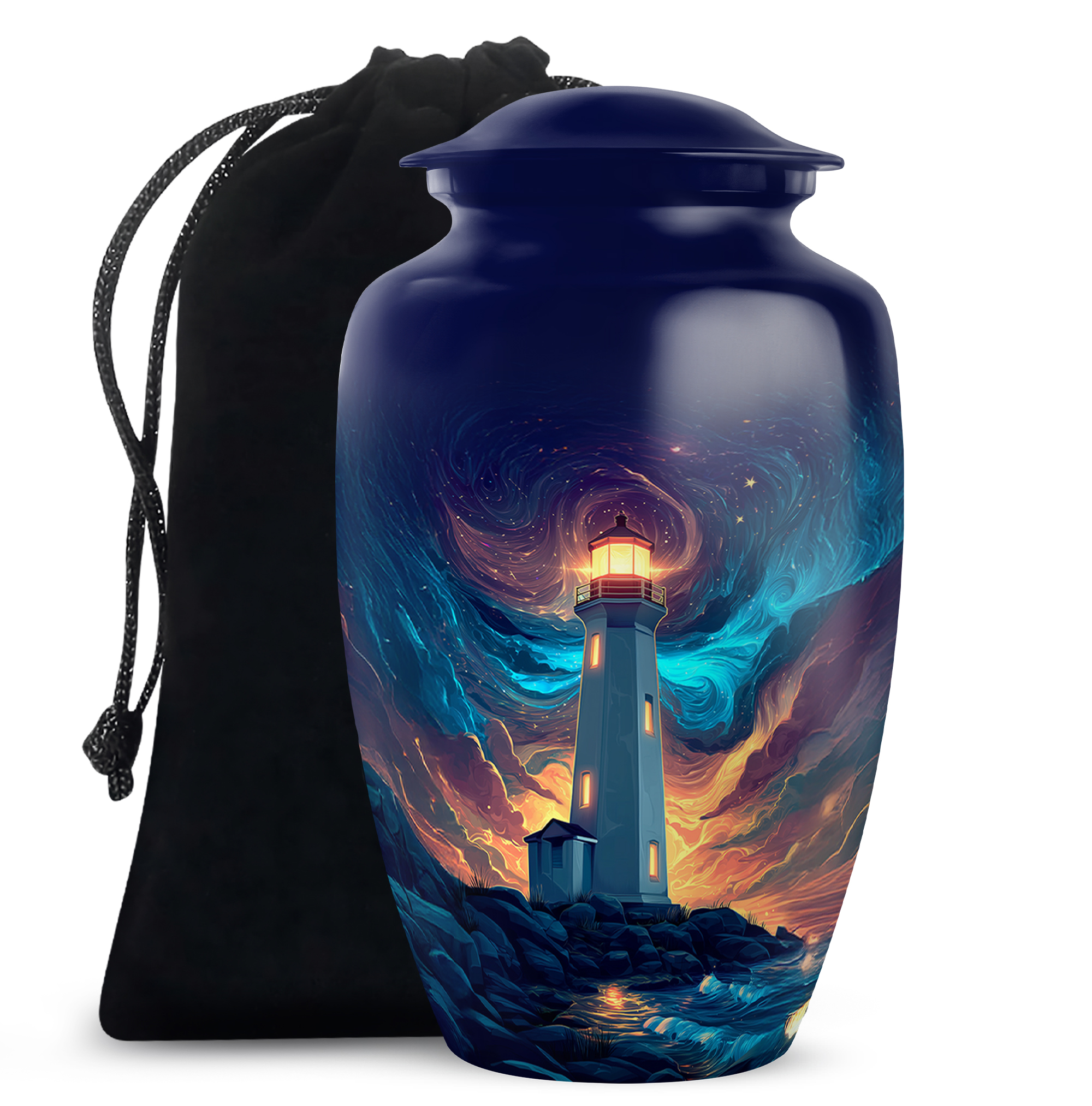 MUKTIVE Lighthouse Urns for Human Ashes - Ocean Cremation Dad Urns for ...