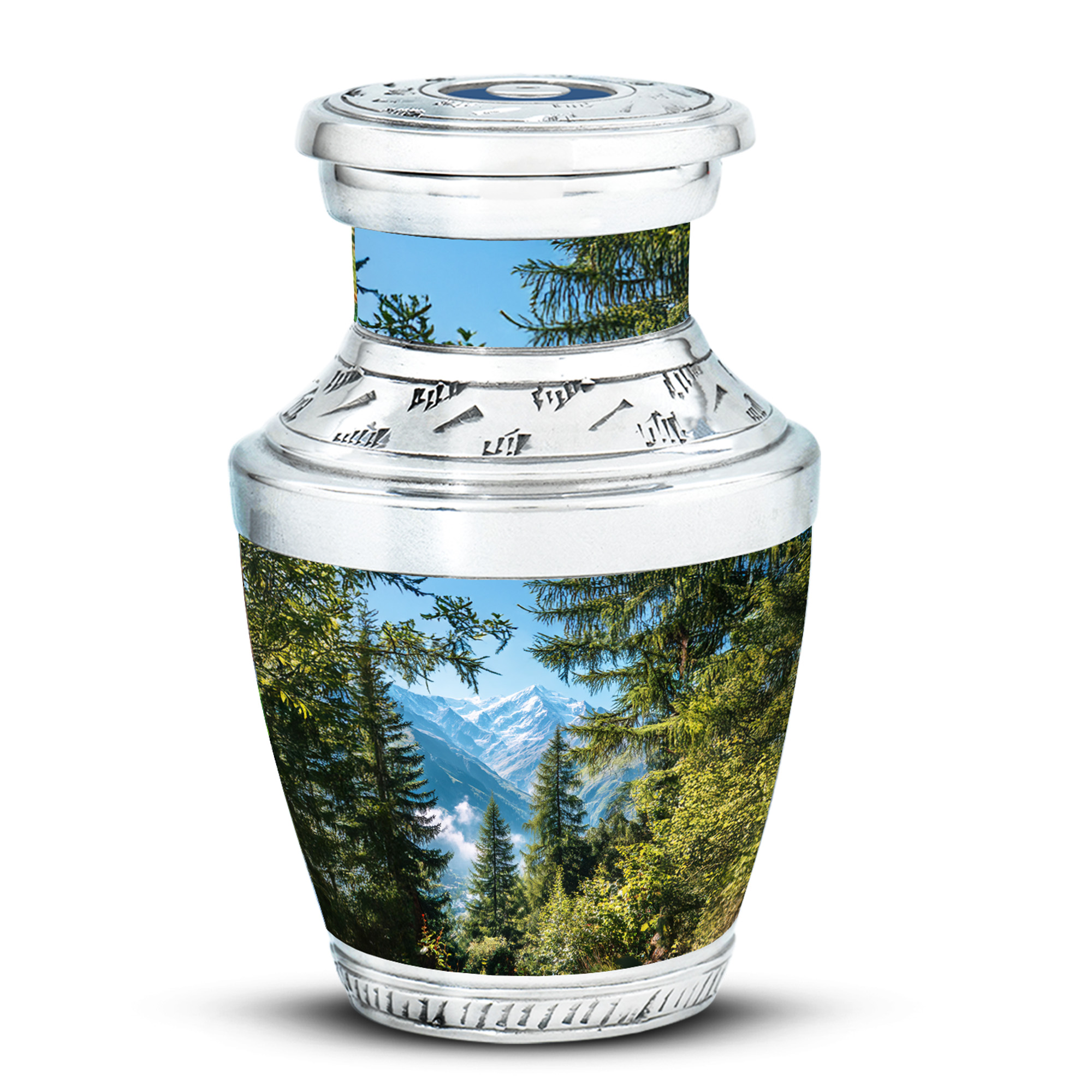 MUKTIVE Mountain Cremation Urns for Human Ashes Male & Female, Memorial ...