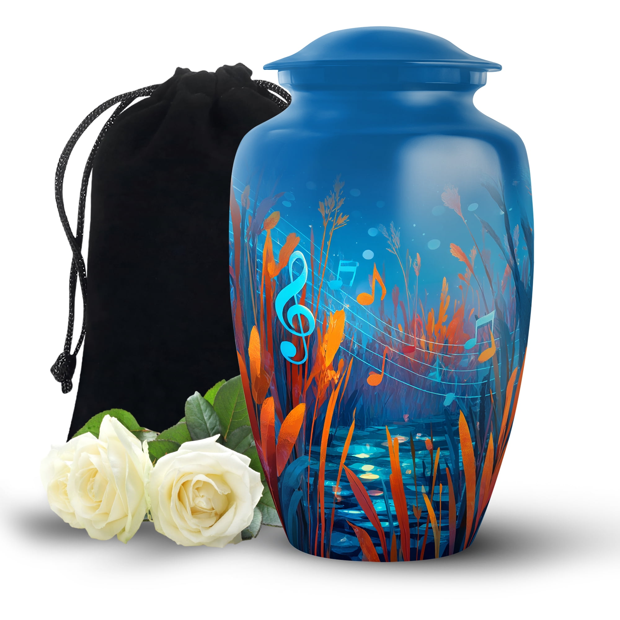 MUKTIVE Music Adult Urns for Ashes - Urn for Human Ashes Adult Women ...