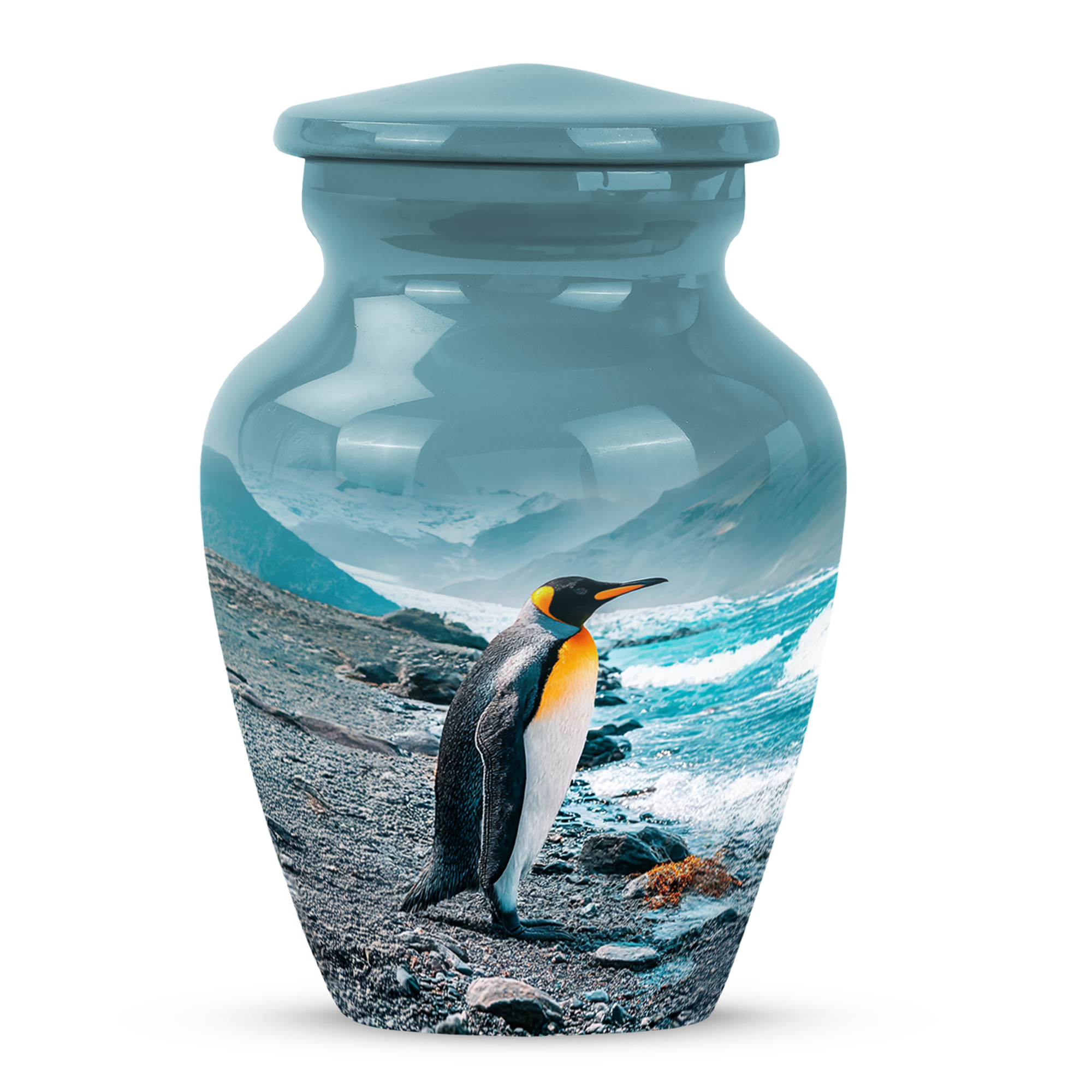 MUKTIVE Penguin Miniature Urns for Human Ashes Adult Female, Ocean ...