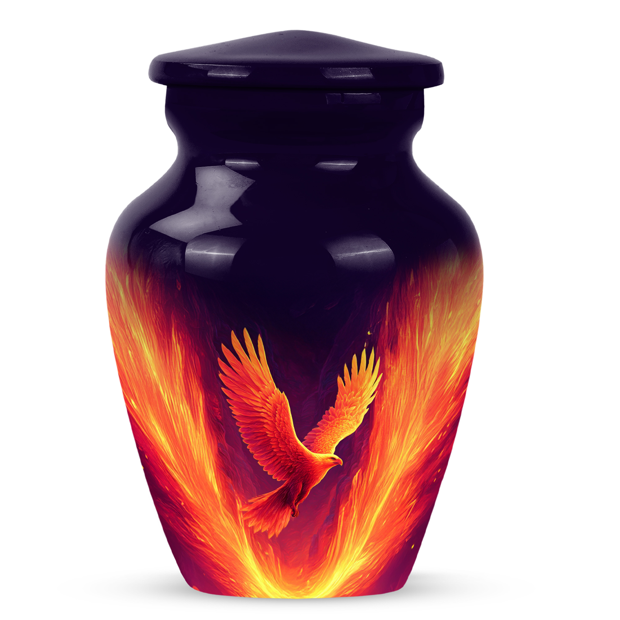 MUKTIVE Phoenix Funeral Urn for Ashes Adult Male & Female, Keepsake ...