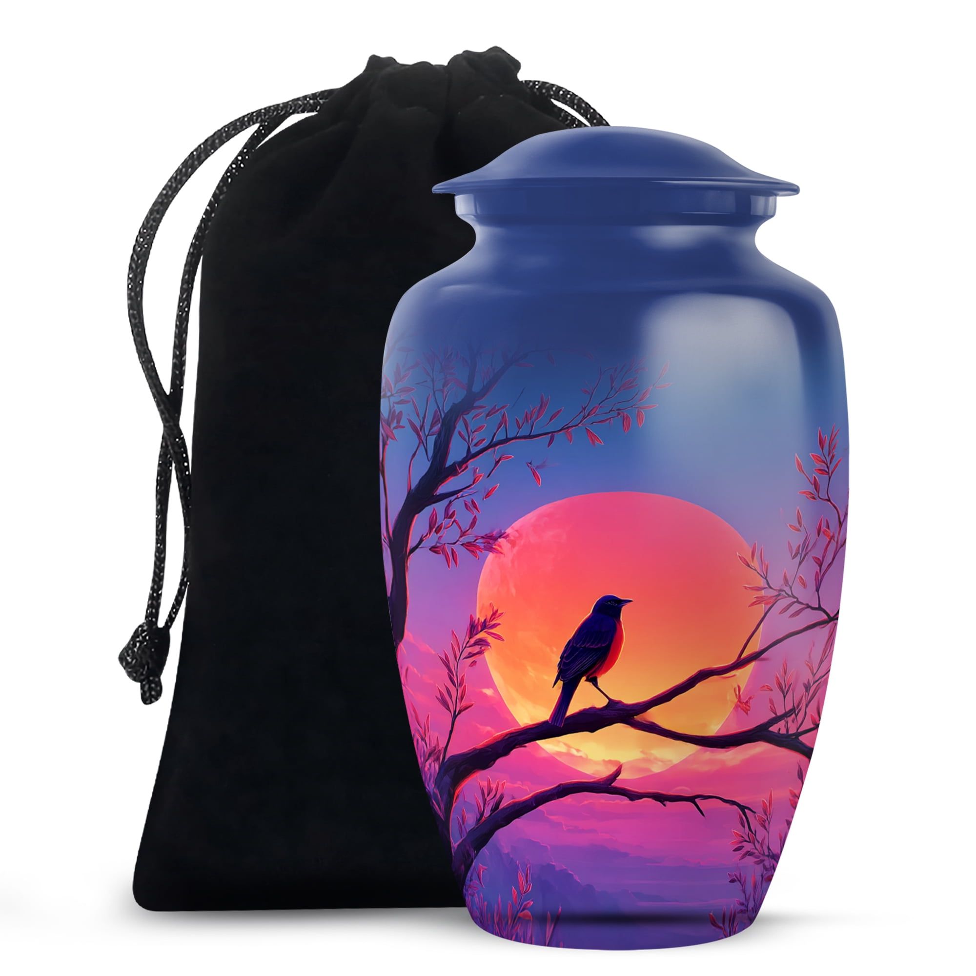 MUKTIVE Sparrow Large Funeral Urns for Ashes Adult Male, Memorial ...