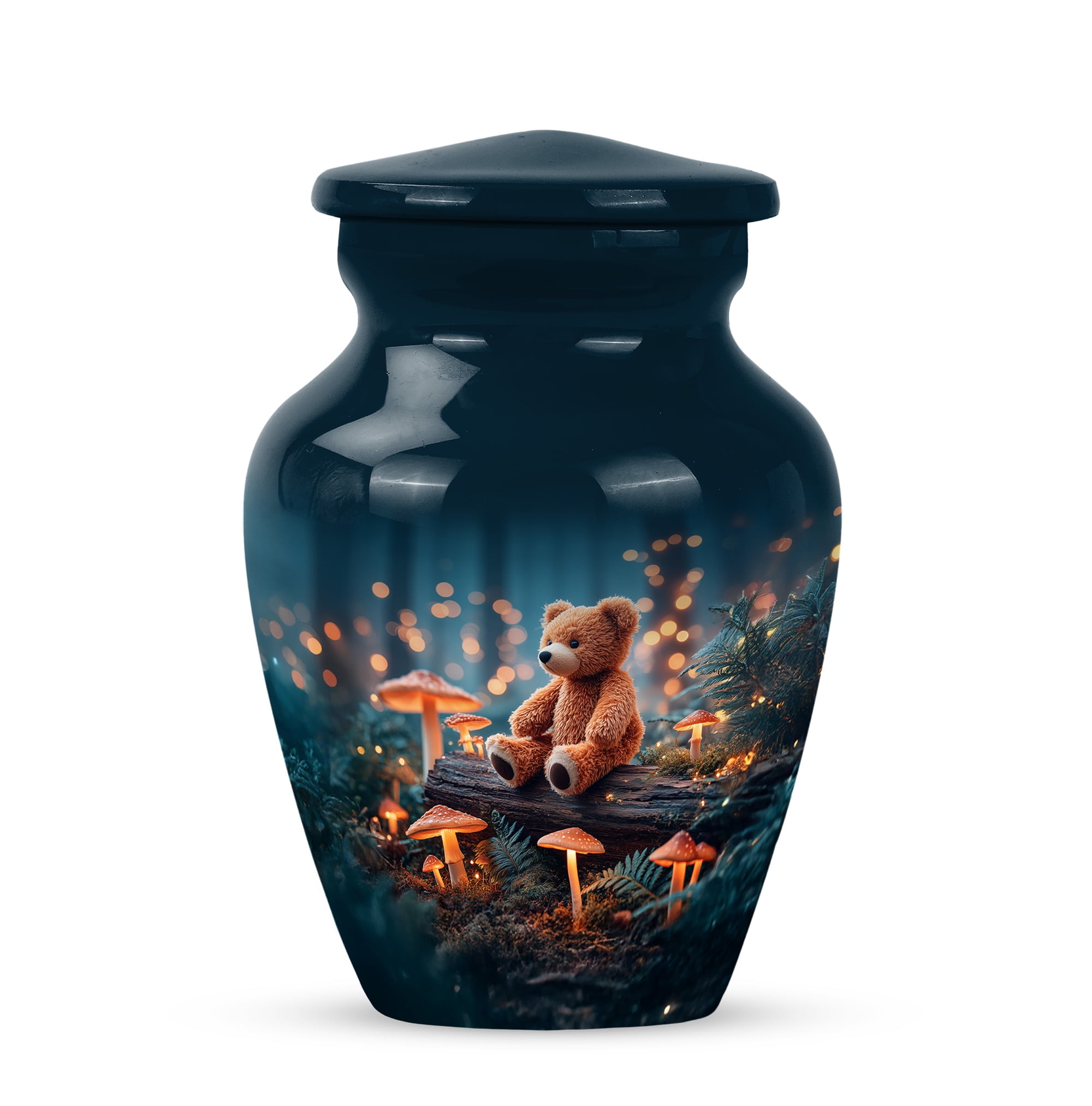 MUKTIVE Teddy Bear Cremation Urns for Human Ashes for Family Keepsake ...