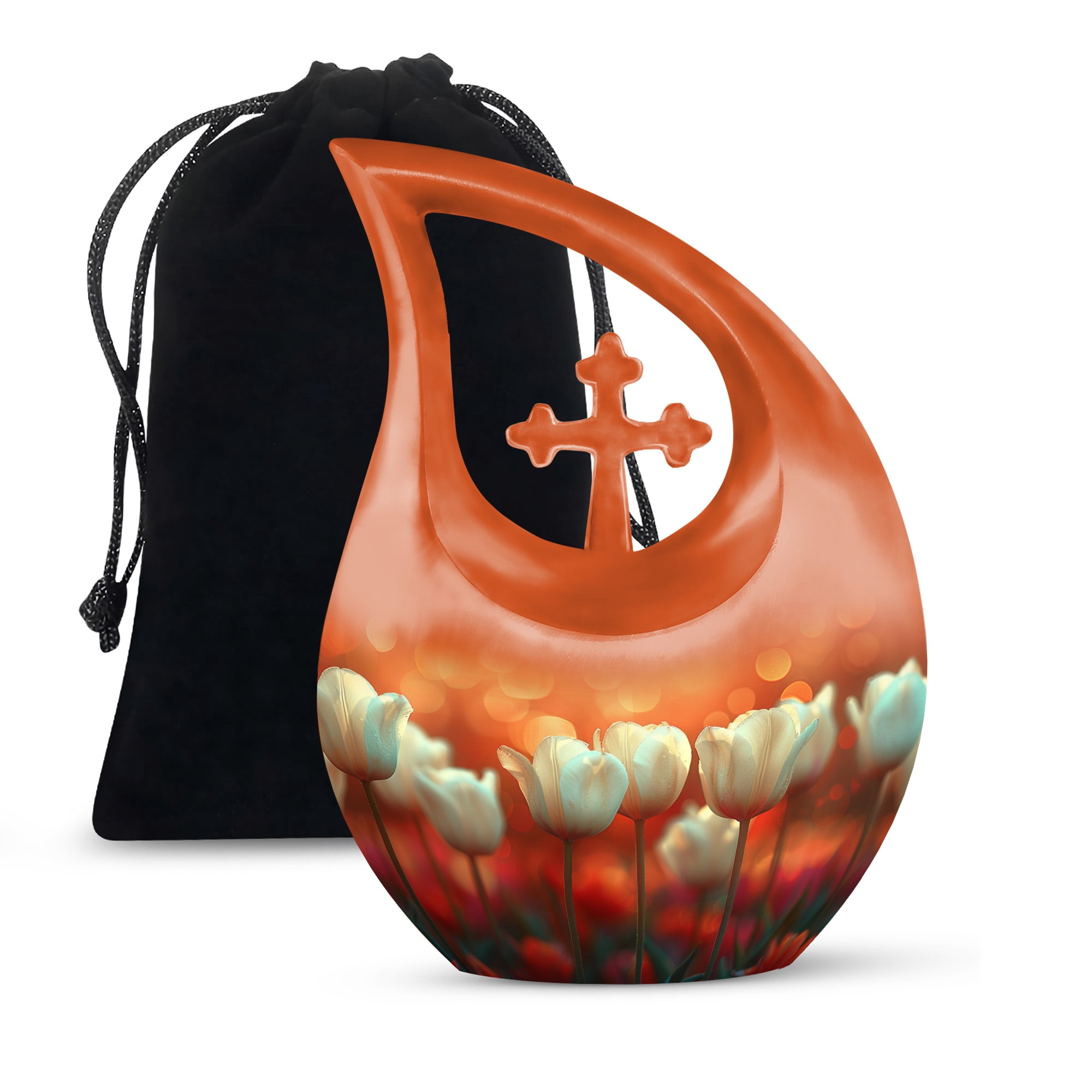 MUKTIVE Tulip Urn for Ashes for Women - Cremation Urns for Female ...