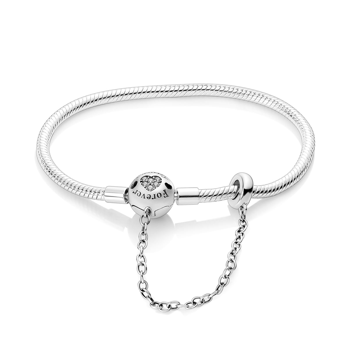 MULA 925 Sterling Silver Snake Chain Bracelet DIY Charms Bracelet for ...